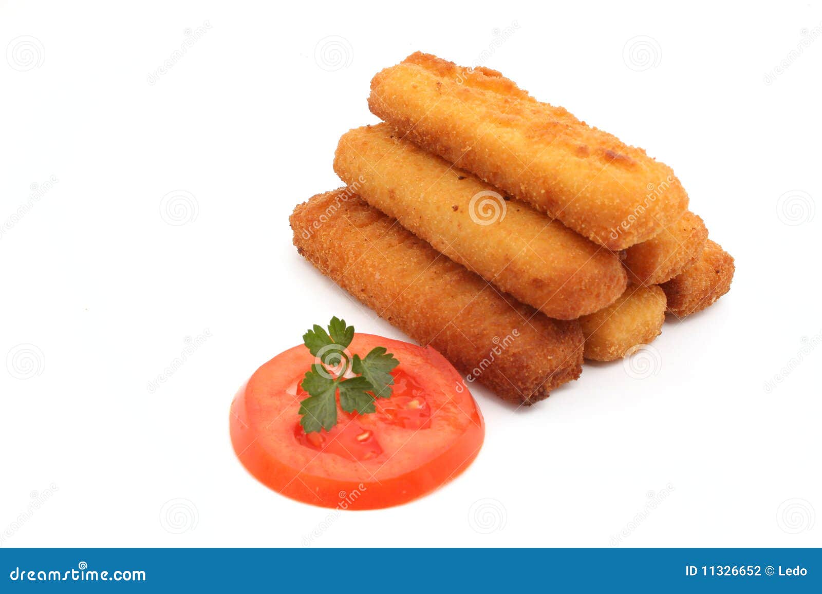 Breaded meat stock photo. Image of breaded, stick, tomato - 11326652