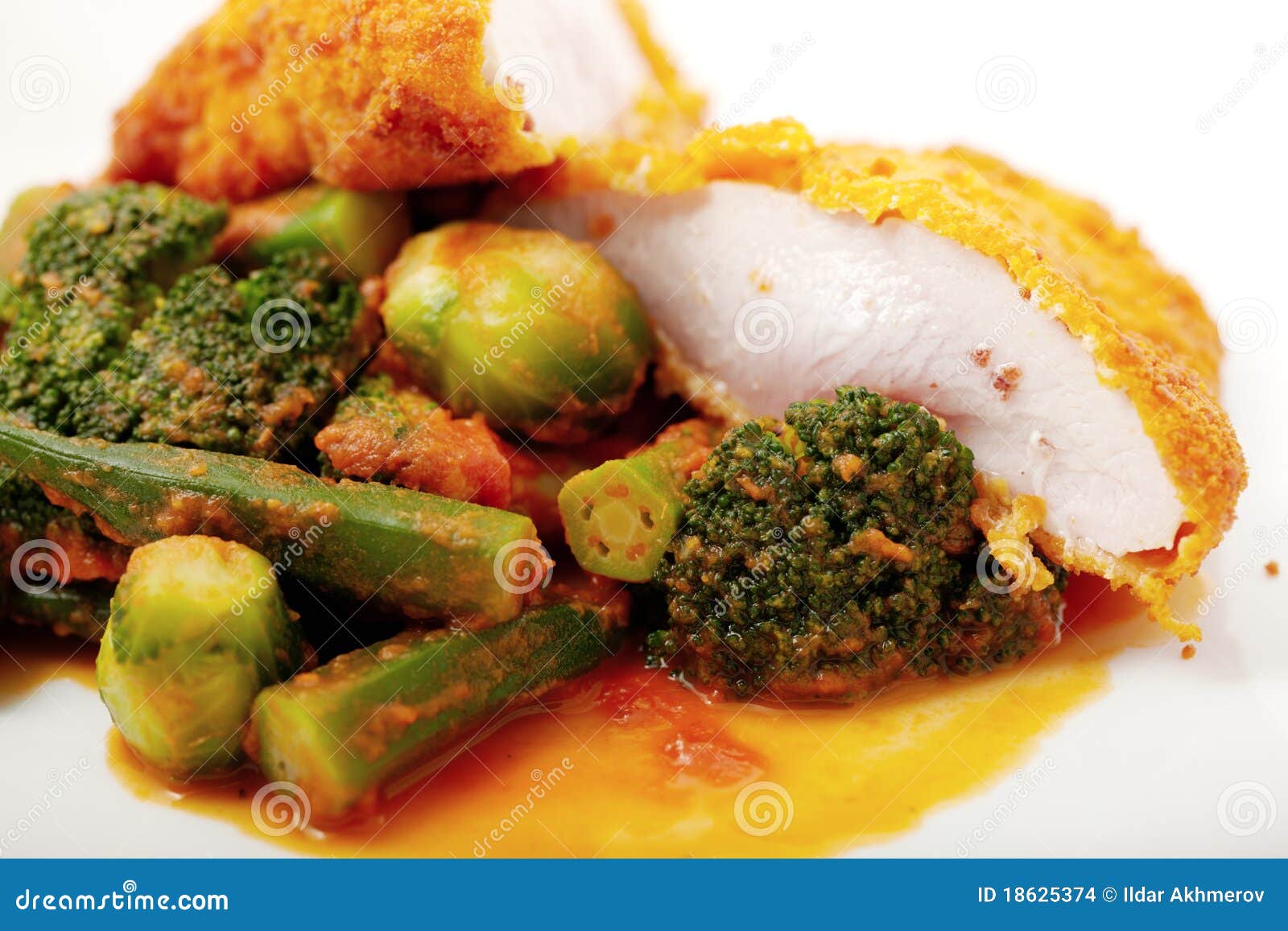 Breaded meat stock photo. Image of food, tender, restaurant - 18625374