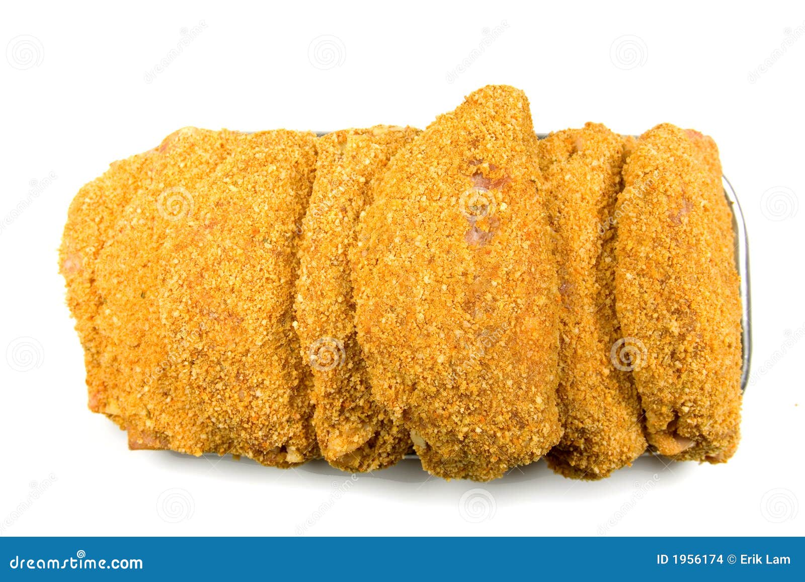 Breaded Meat Ready to Cook stock photo. Image of isolated - 1956174