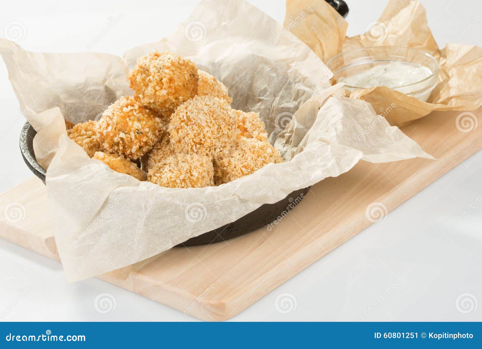 Breaded Potato Balls with Sauce Stock Image - Image of cream, cuisine ...