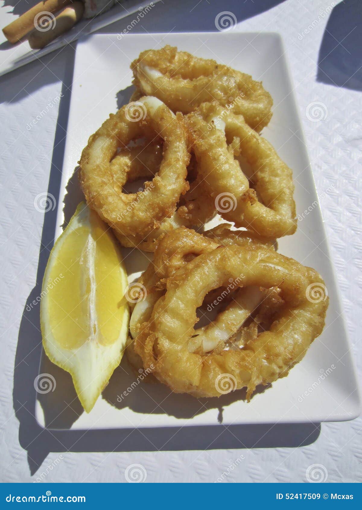 Breaded squid stock image. Image of appetizer, squid - 52417509