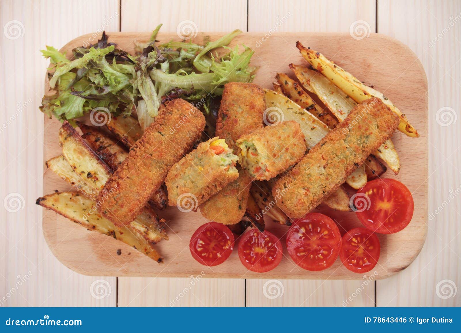 Breaded veggie sticks stock photo. Image of croquette - 78643446