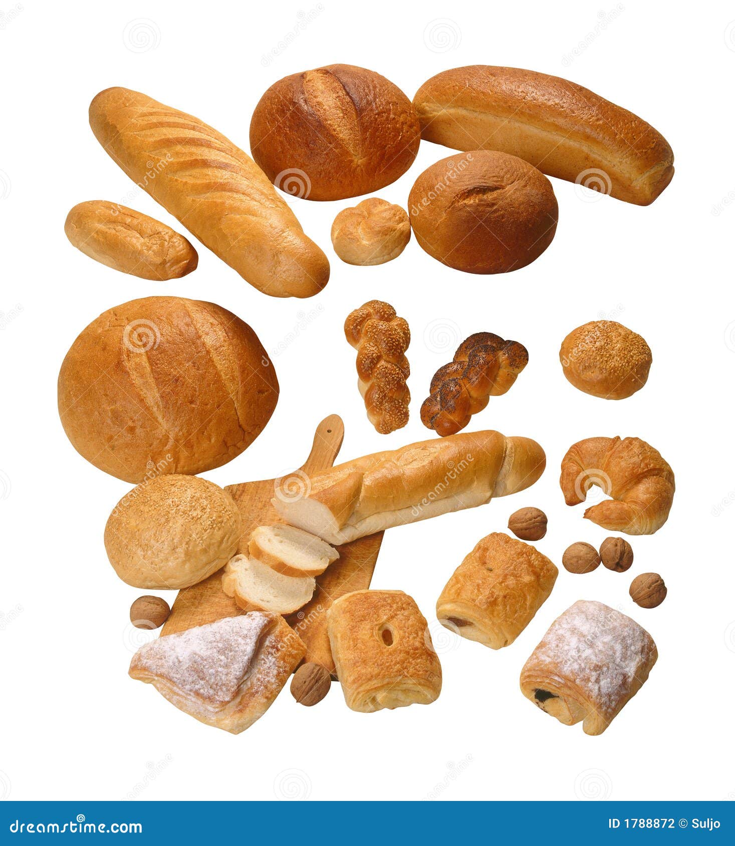 Breads stock photo. Image of flours, edibles, dessert - 1788872