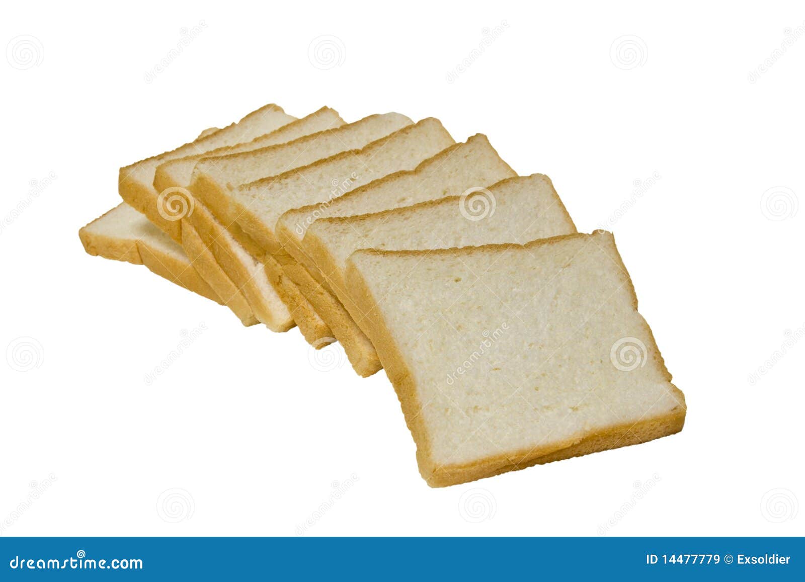 Breads in a curve line stock image. Image of crust, bread - 14477779