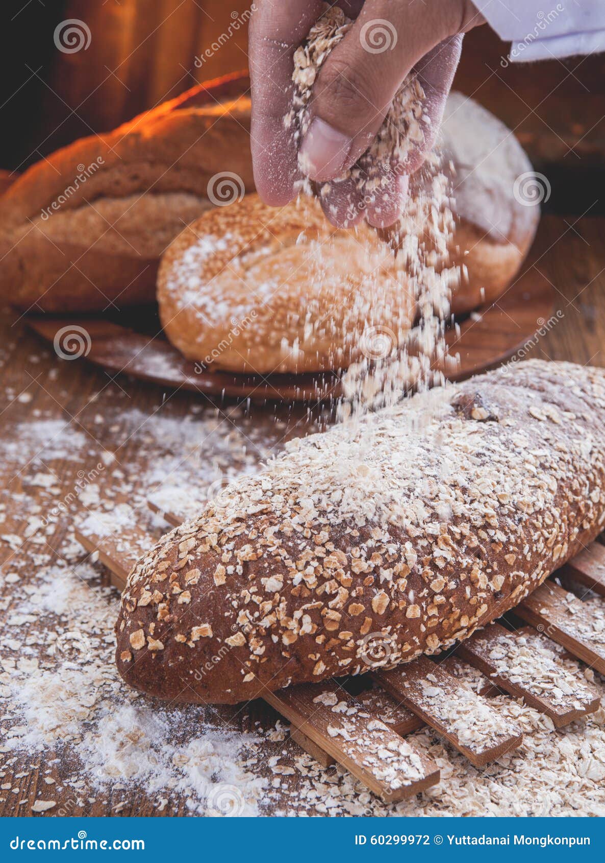 Breads stock photo. Image of homemade, buns, grains, bakery - 60299972