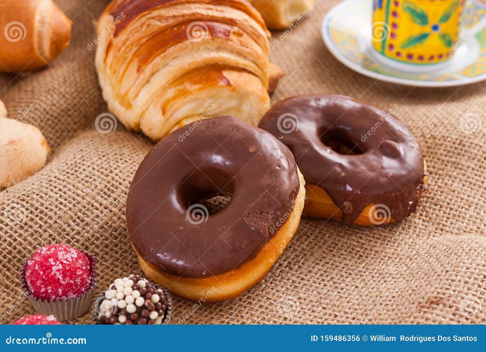 Breads and Sweets Produced by Brazilian Bakery Stock Photo - Image of ...