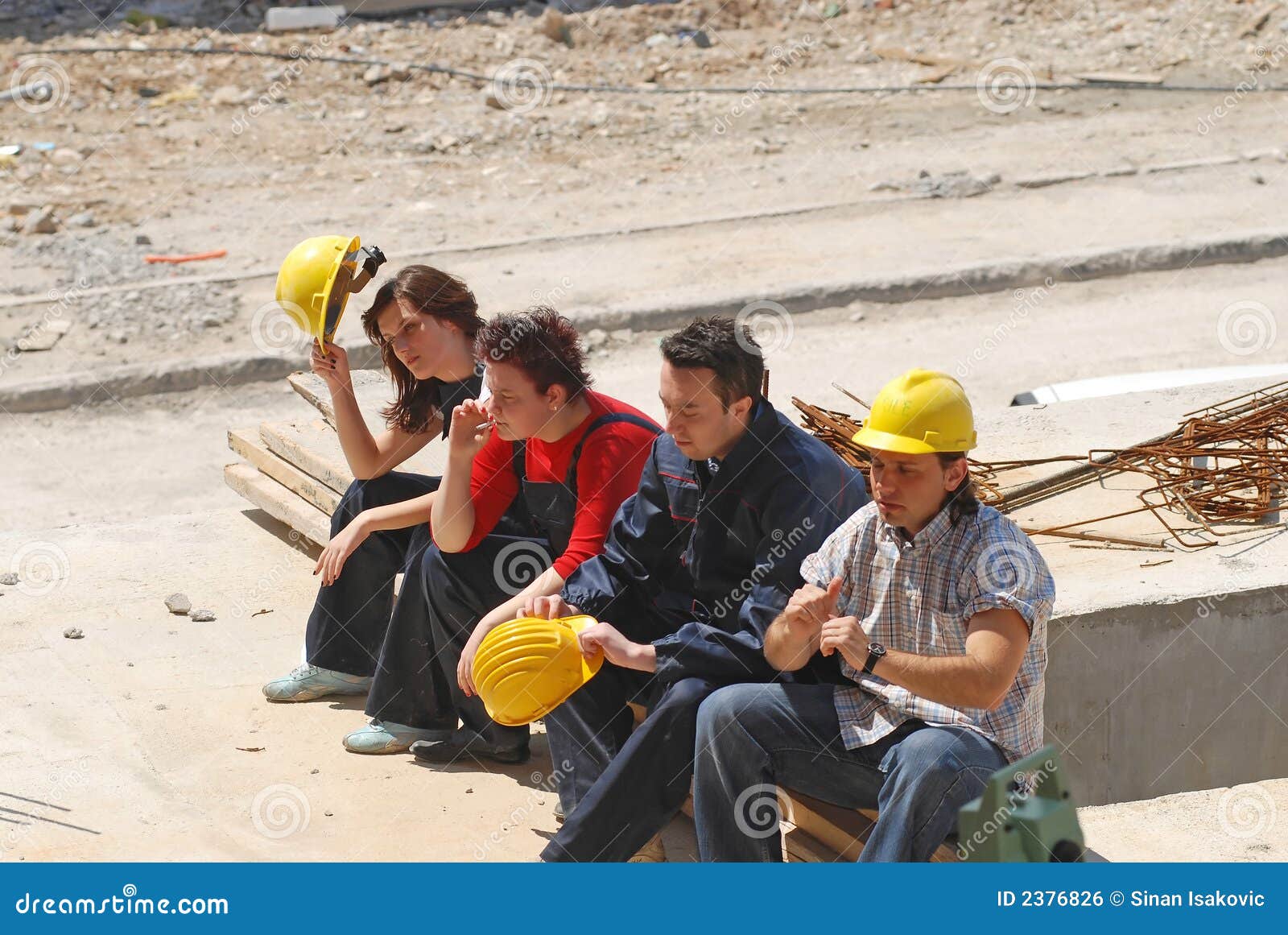 Break stock photo. Image of people, engineering, focusing - 2376826