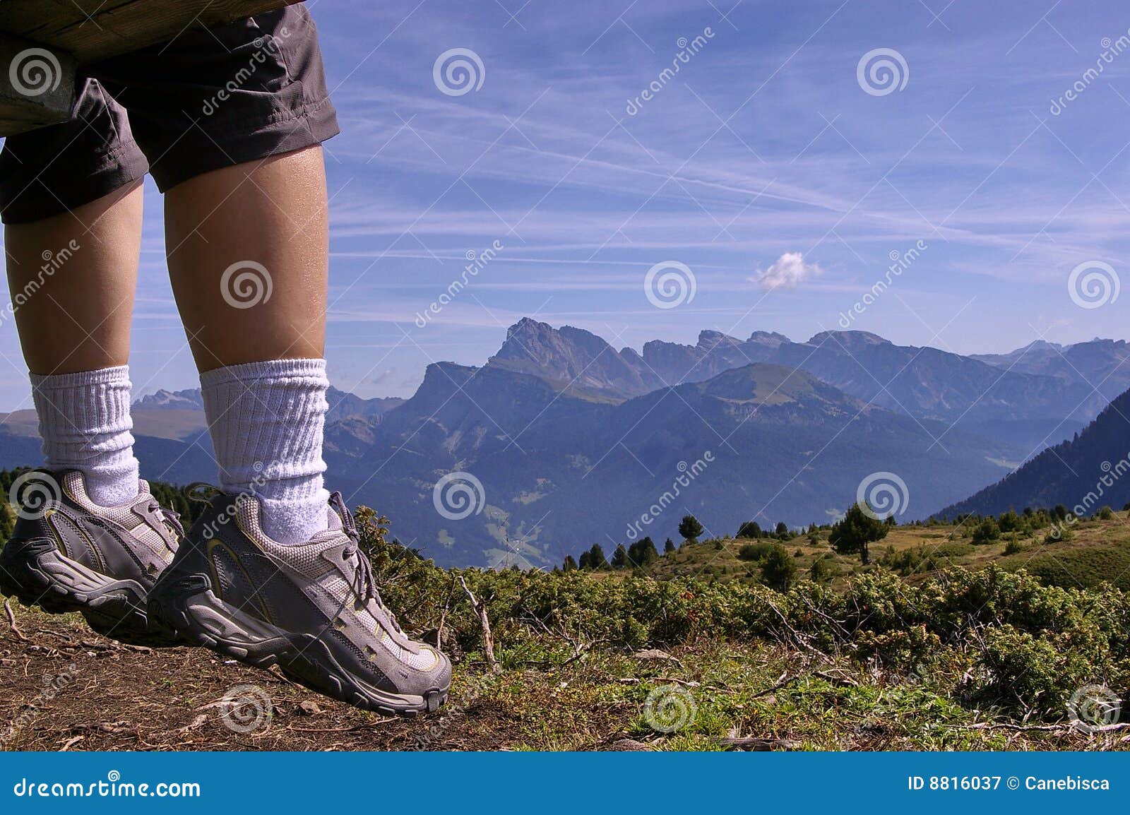 Break stock image. Image of panorama, hiking, dolomite - 8816037