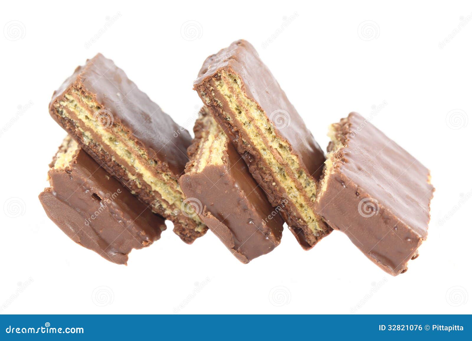 Break bar chocolate stock photo. Image of waffle, isolated - 32821076