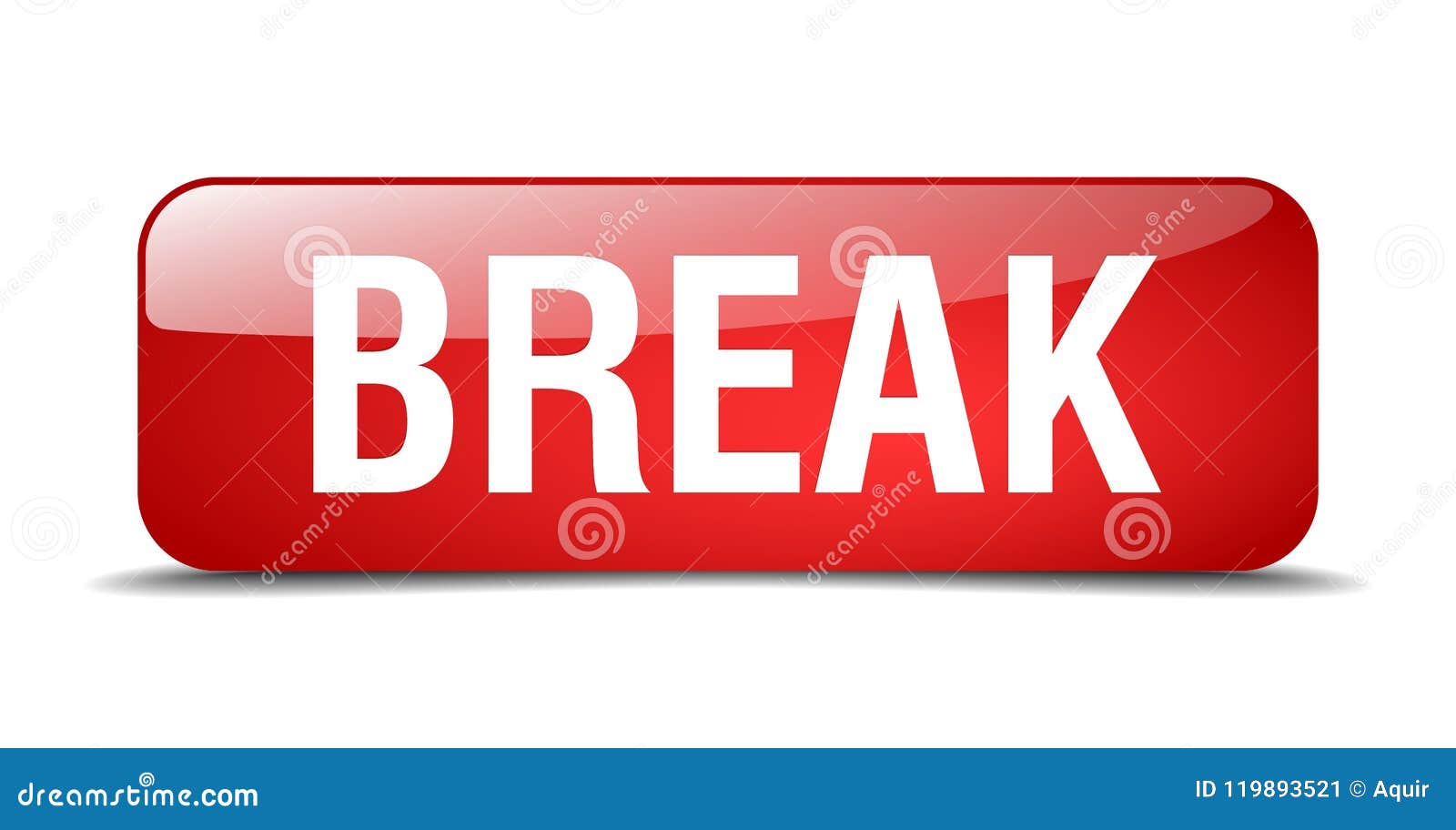 Break button stock vector. Illustration of element, button - 119893521