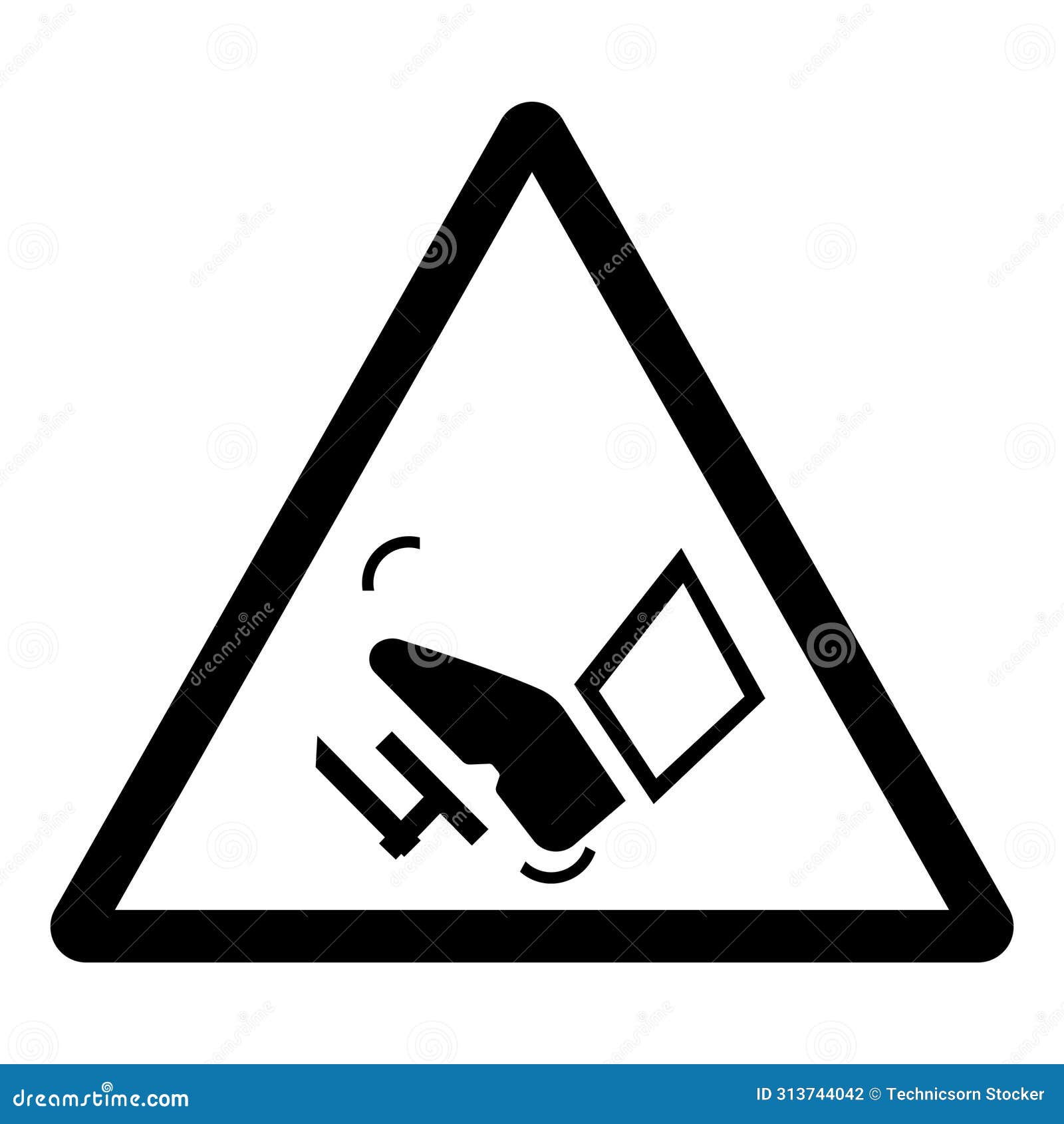 Break Car Symbol Sign, Vector Illustration, Isolated on White ...