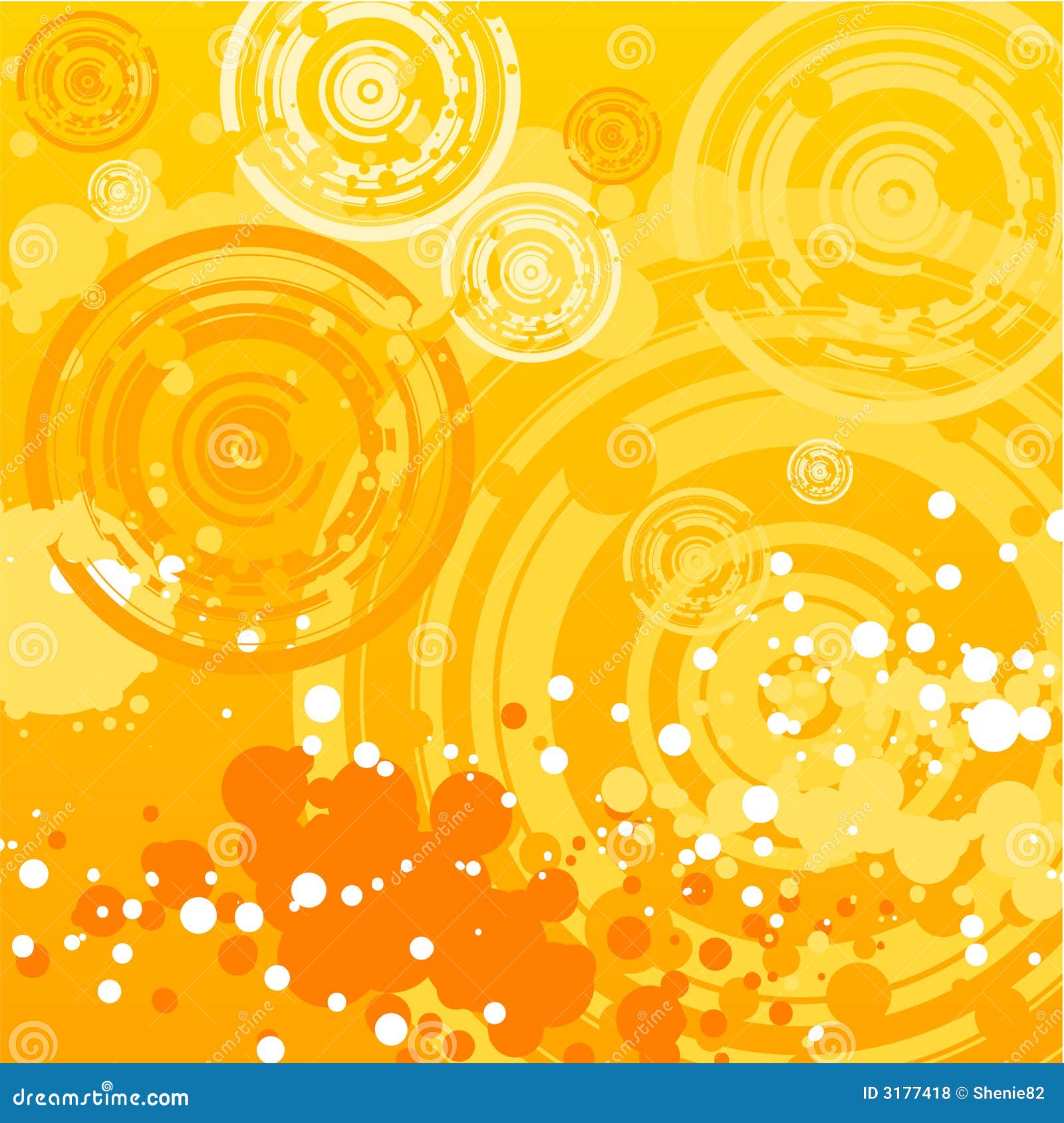 Break Circles stock vector. Illustration of orange, circle - 3177418