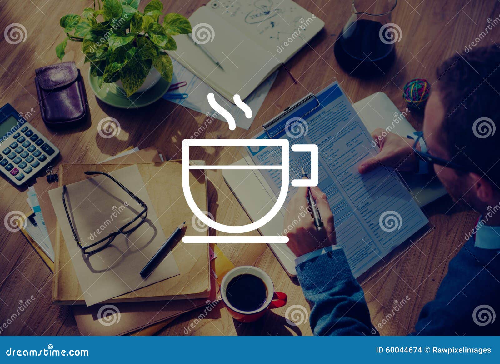 Break Coffee Beverage Refreshment Leisure Relaxing Concept Stock Photo ...