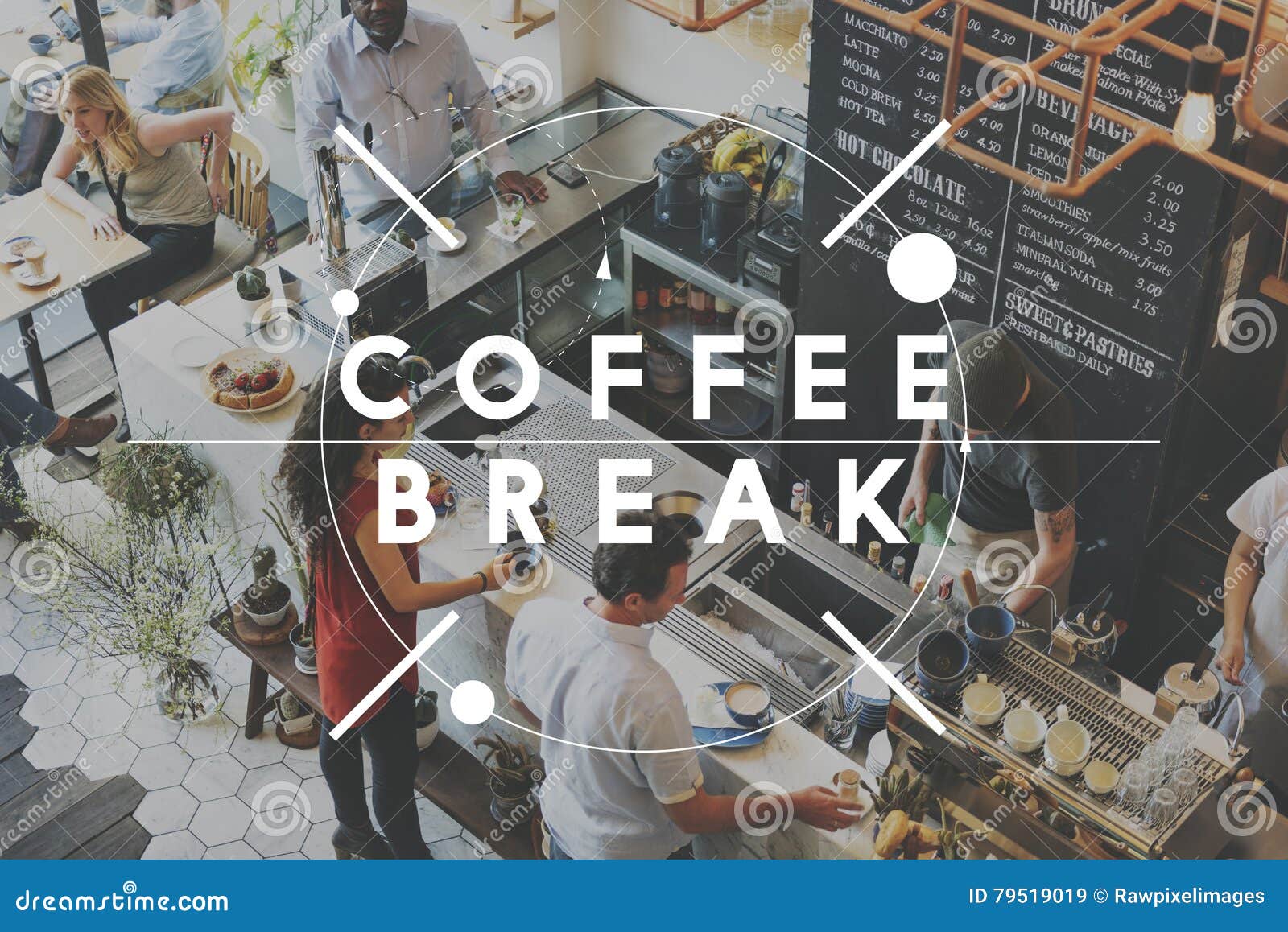 Break Coffee Cafe Cessation Pause Relax Rest Concept Stock Image ...