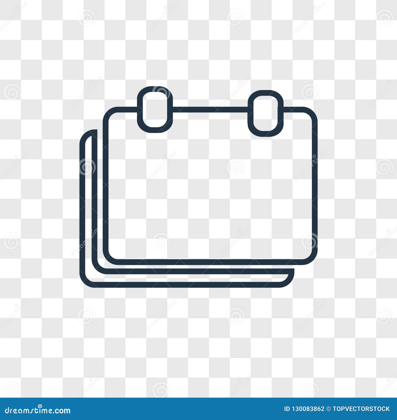 Break Concept Vector Linear Icon Isolated on Transparent Background ...