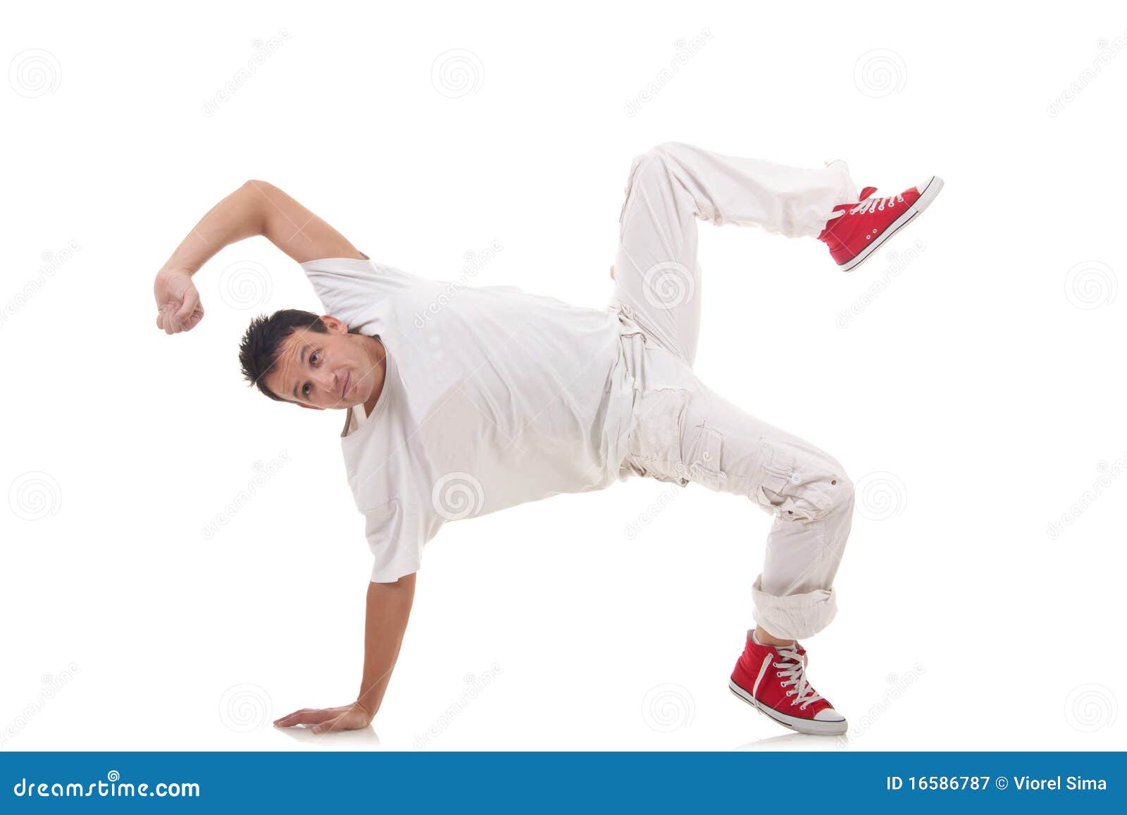 Break dancer posing stock image. Image of breakdance - 16586787