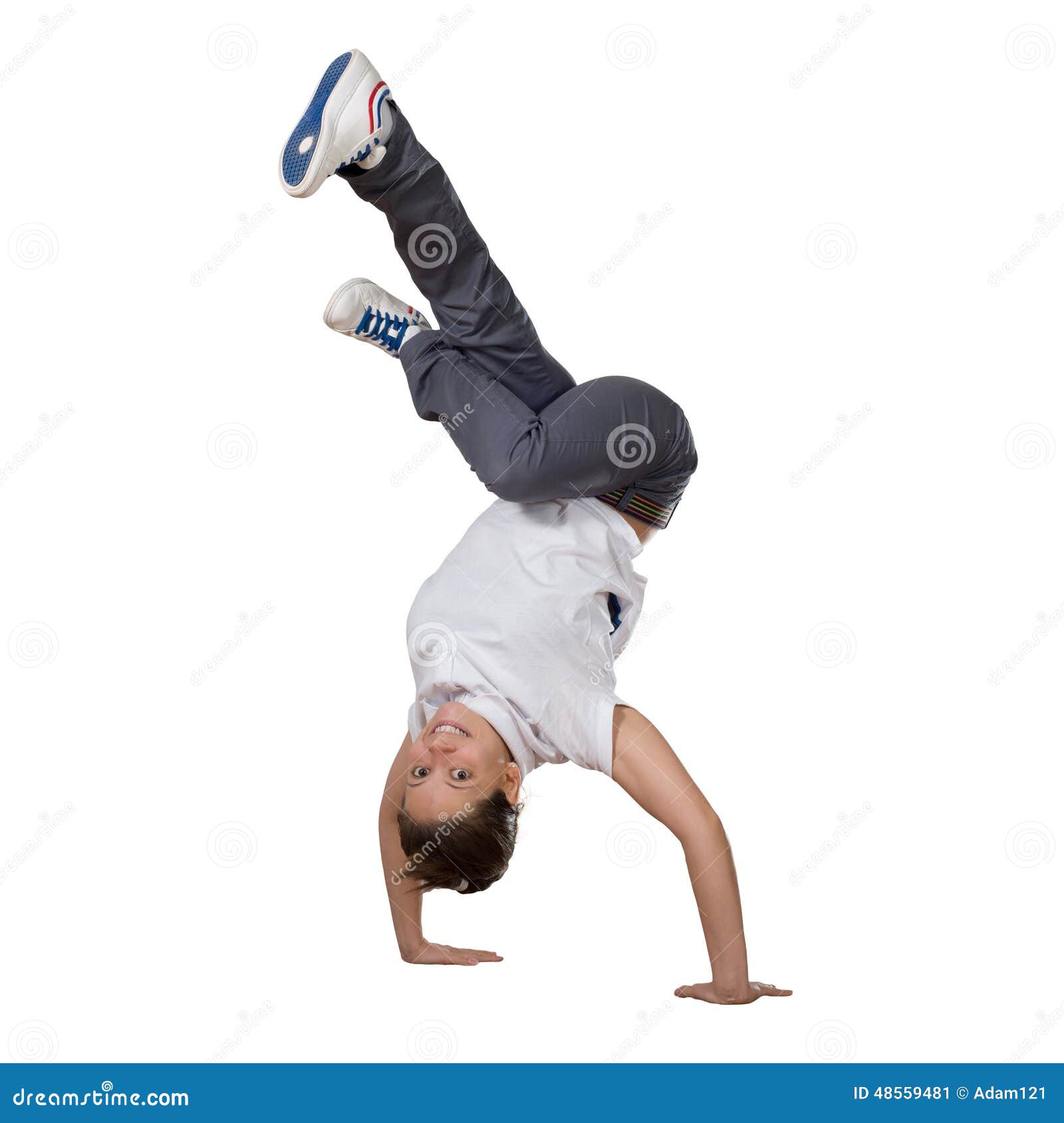 Break dancer stock image. Image of gymnastic, breakdancer - 48559481
