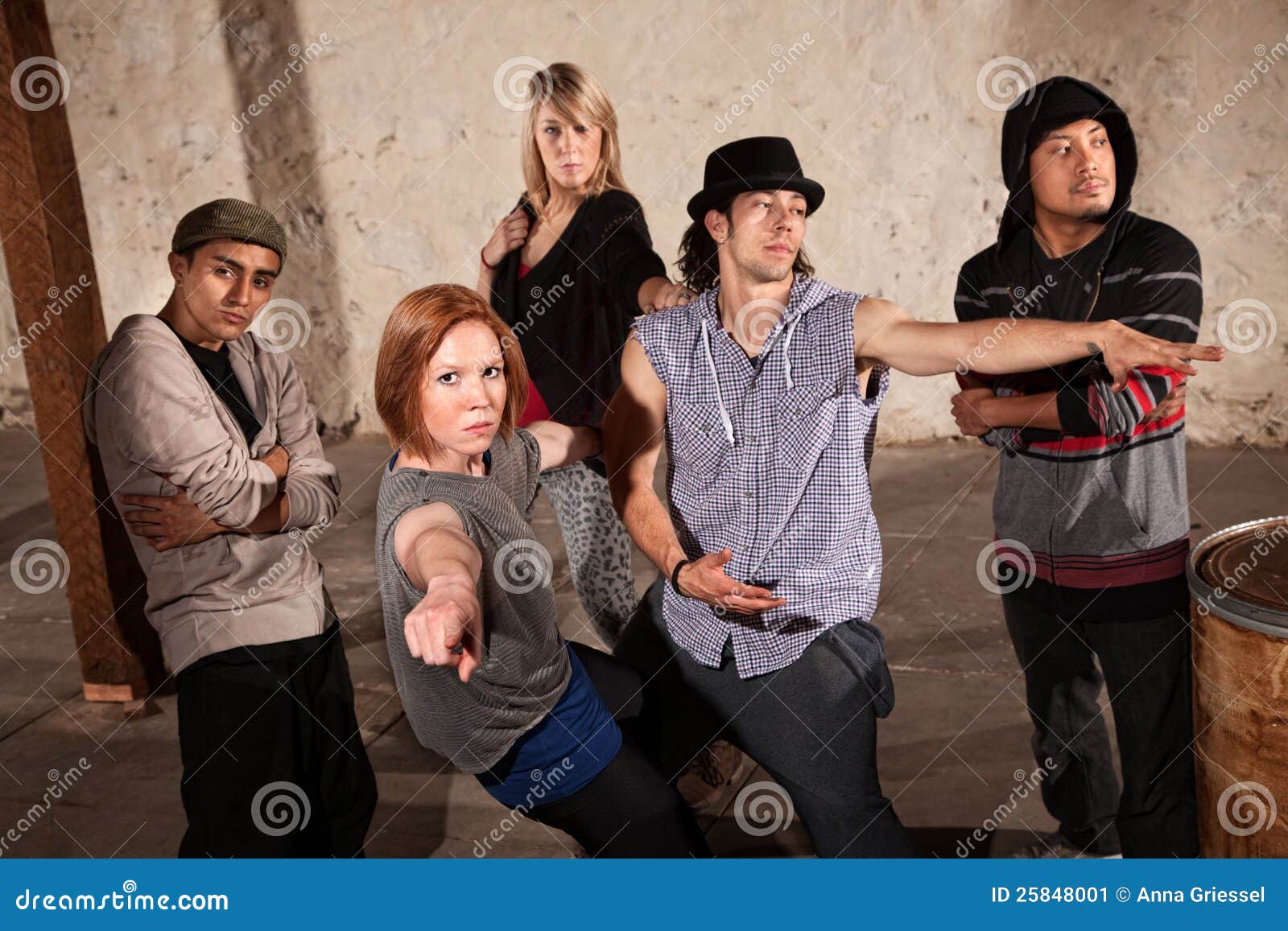 Break Dancing Group stock image. Image of group, handsome - 25848001