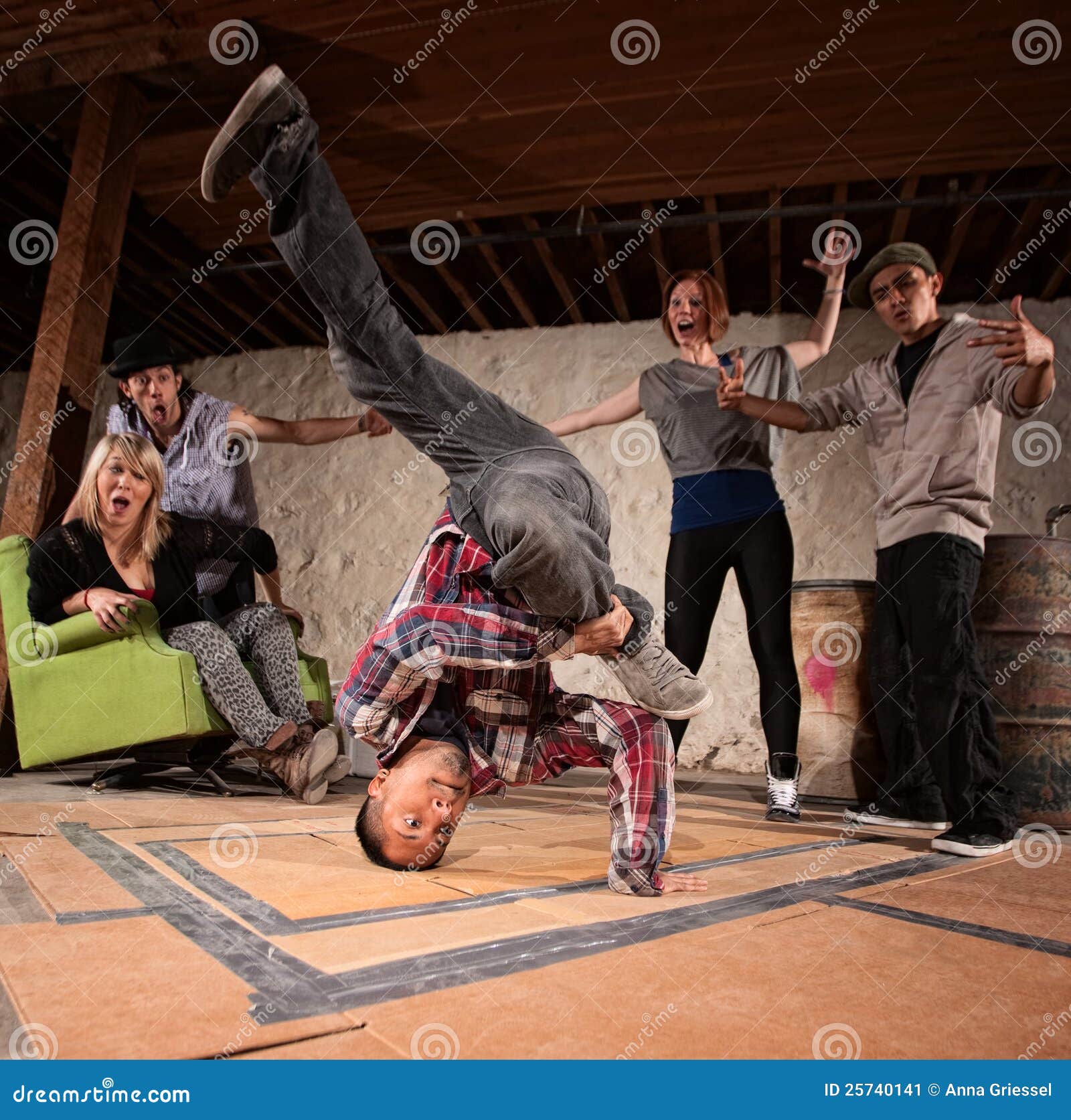 Break Dancing Headspin stock image. Image of hispanic - 25740141