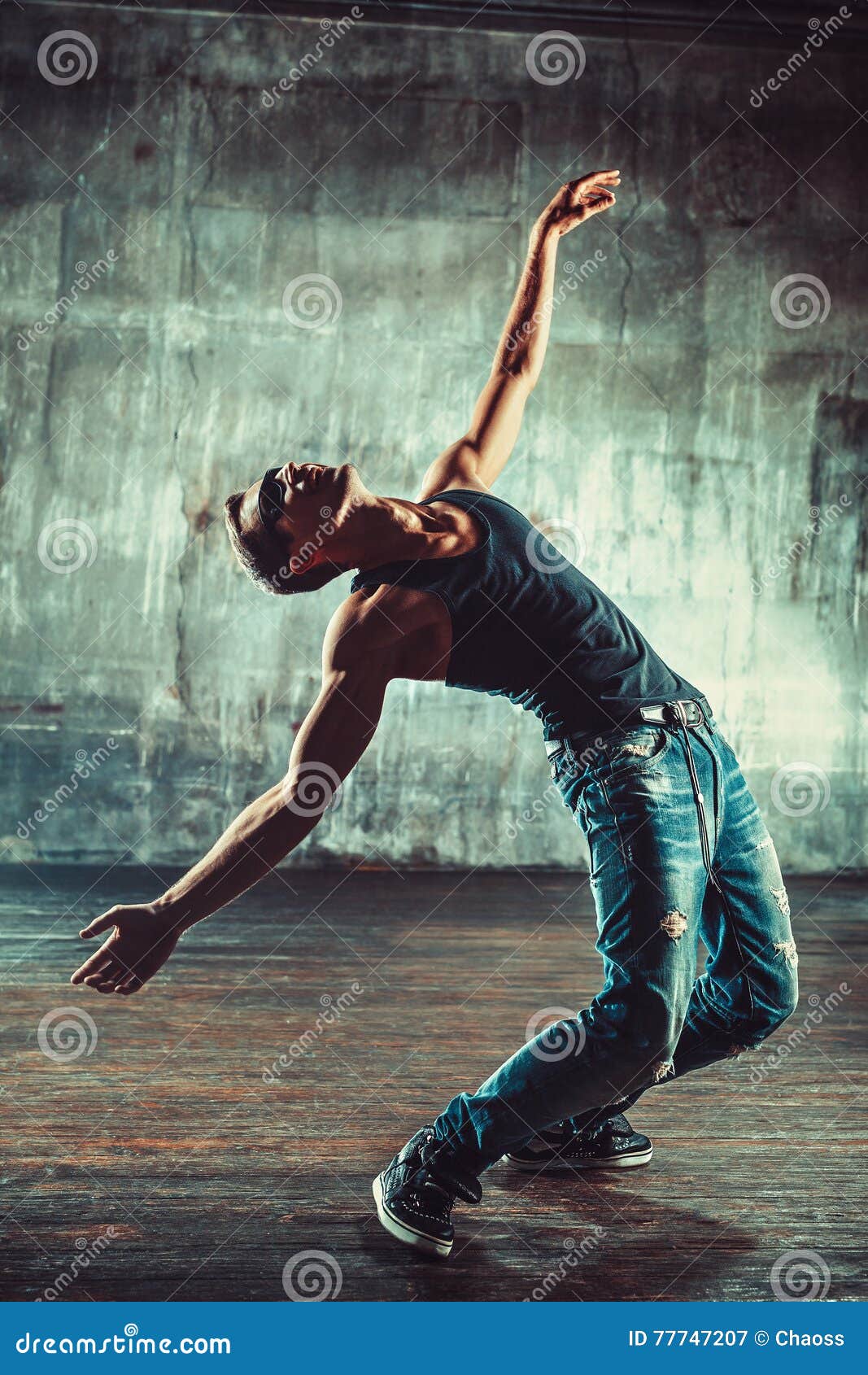 Break dancing man stock image. Image of male, caucasian - 77747207