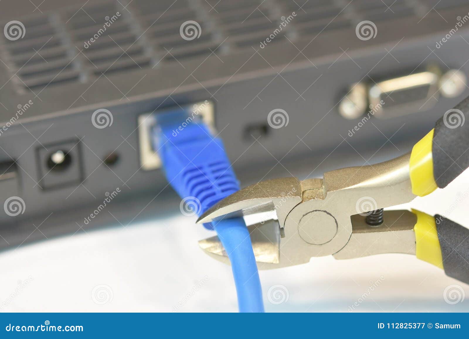 Break Down Network Connection Stock Image - Image of installing ...