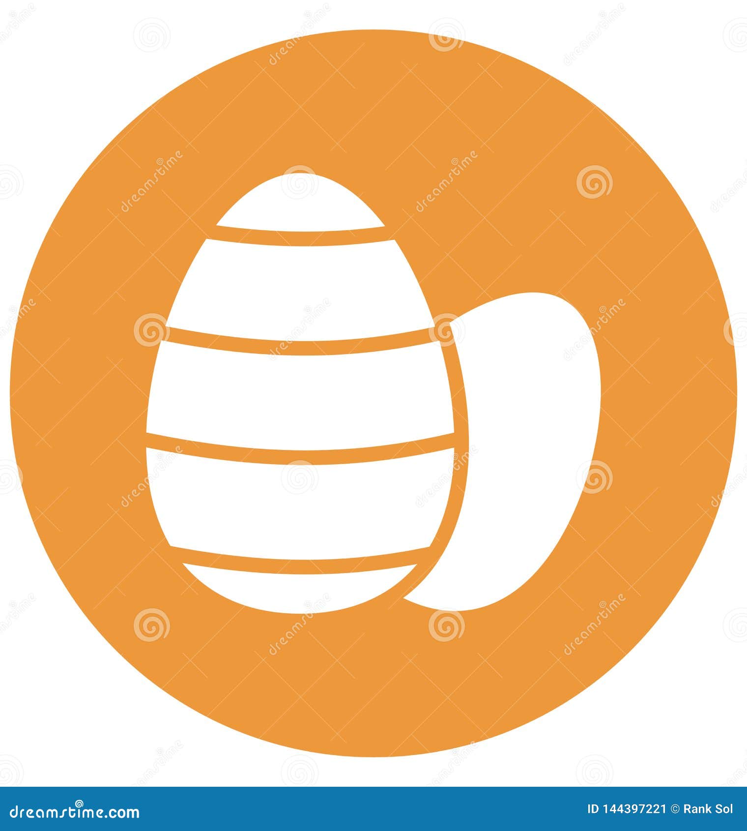 Break Egg, Decorative Egg Isolated Vector Icon Which Can Easily Modify ...
