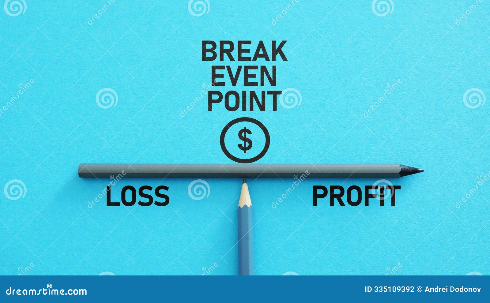 Break Even Point BEP is Shown Using the Text Stock Photo - Image of ...