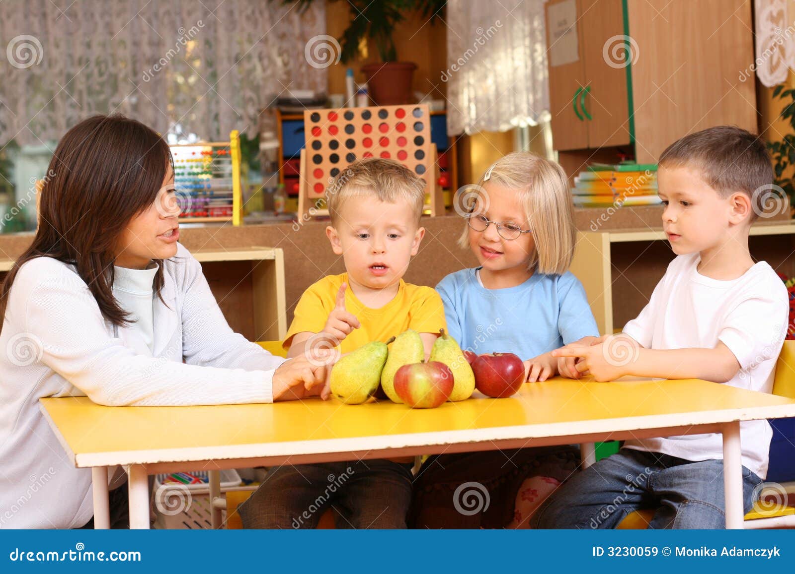 Break for fruits stock image. Image of teach, classroom - 3230059