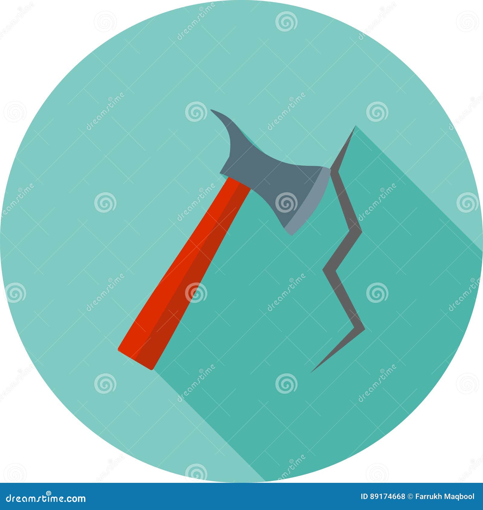 Break Glass stock vector. Illustration of warning, alarm - 89174668