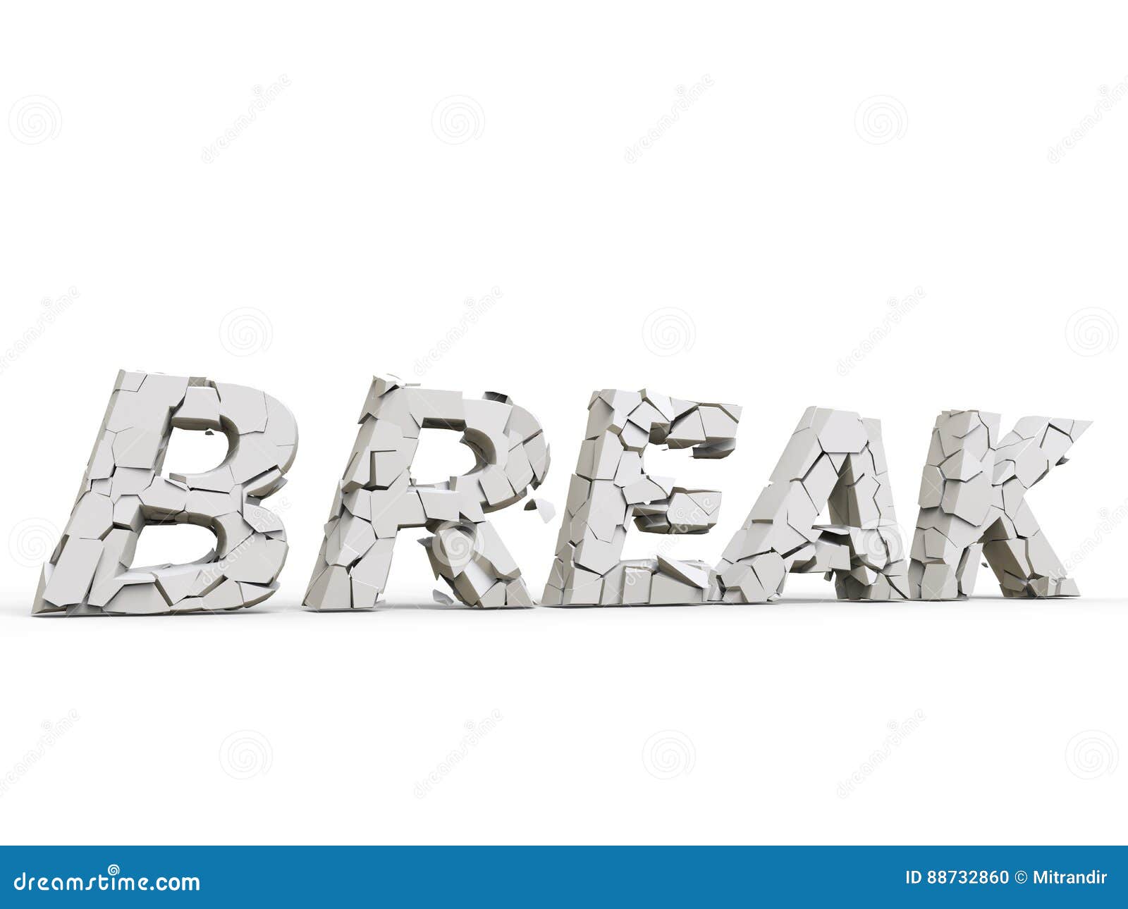 Break - Hard Fractures All Over Stock Illustration - Illustration of ...