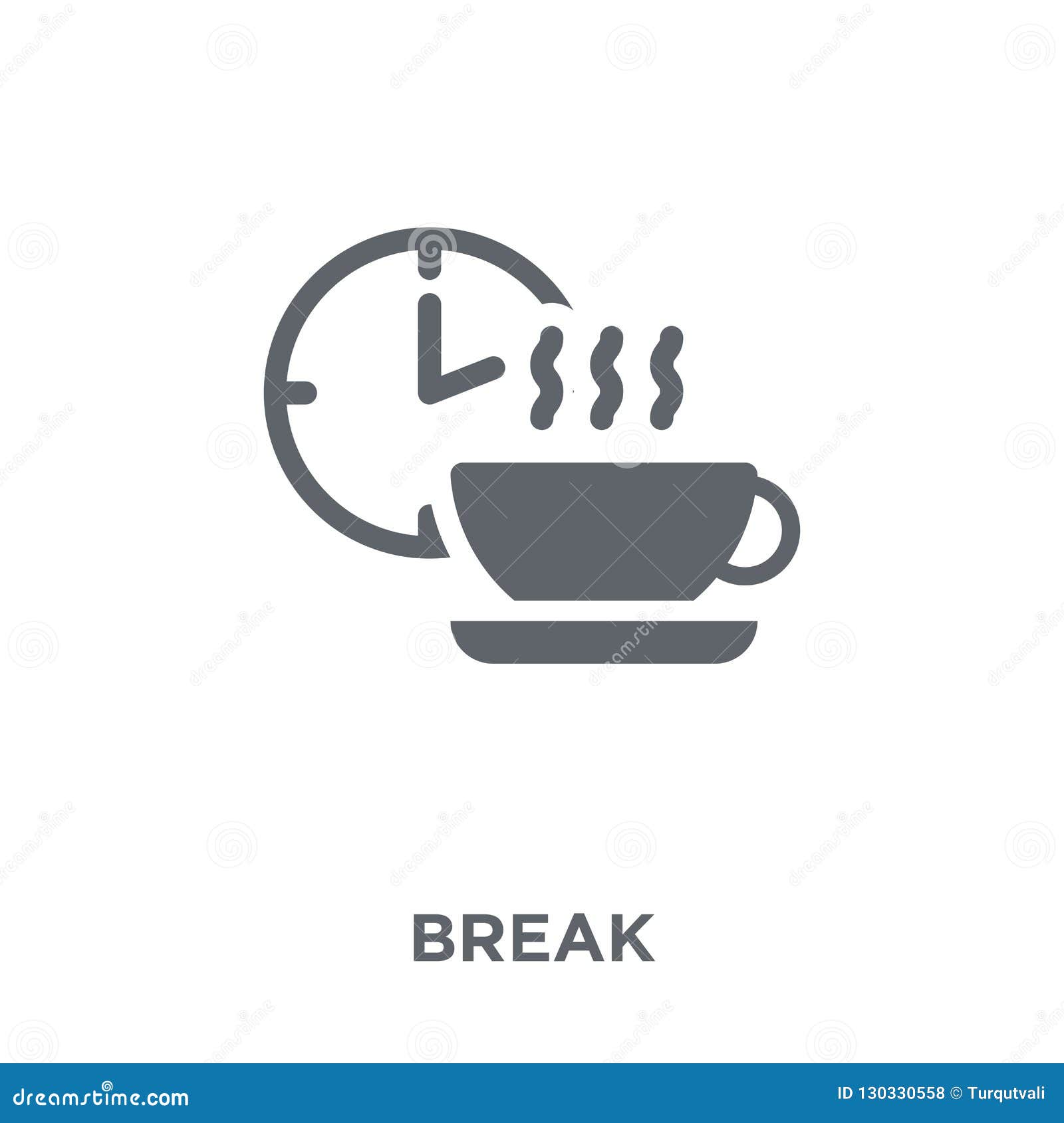 Break Icon from Collection. Stock Vector - Illustration of caffeine ...