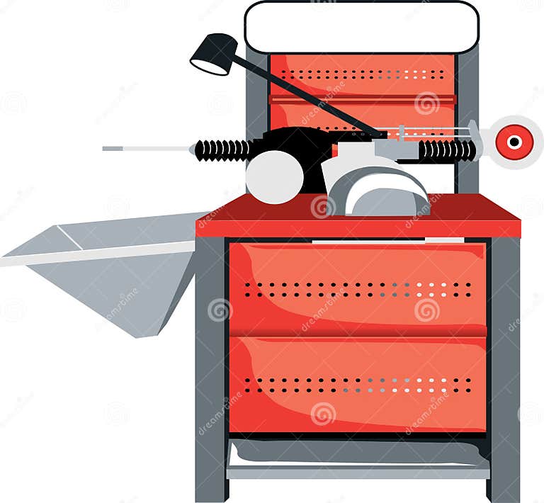 Break machine stock vector. Illustration of break, service - 16404465