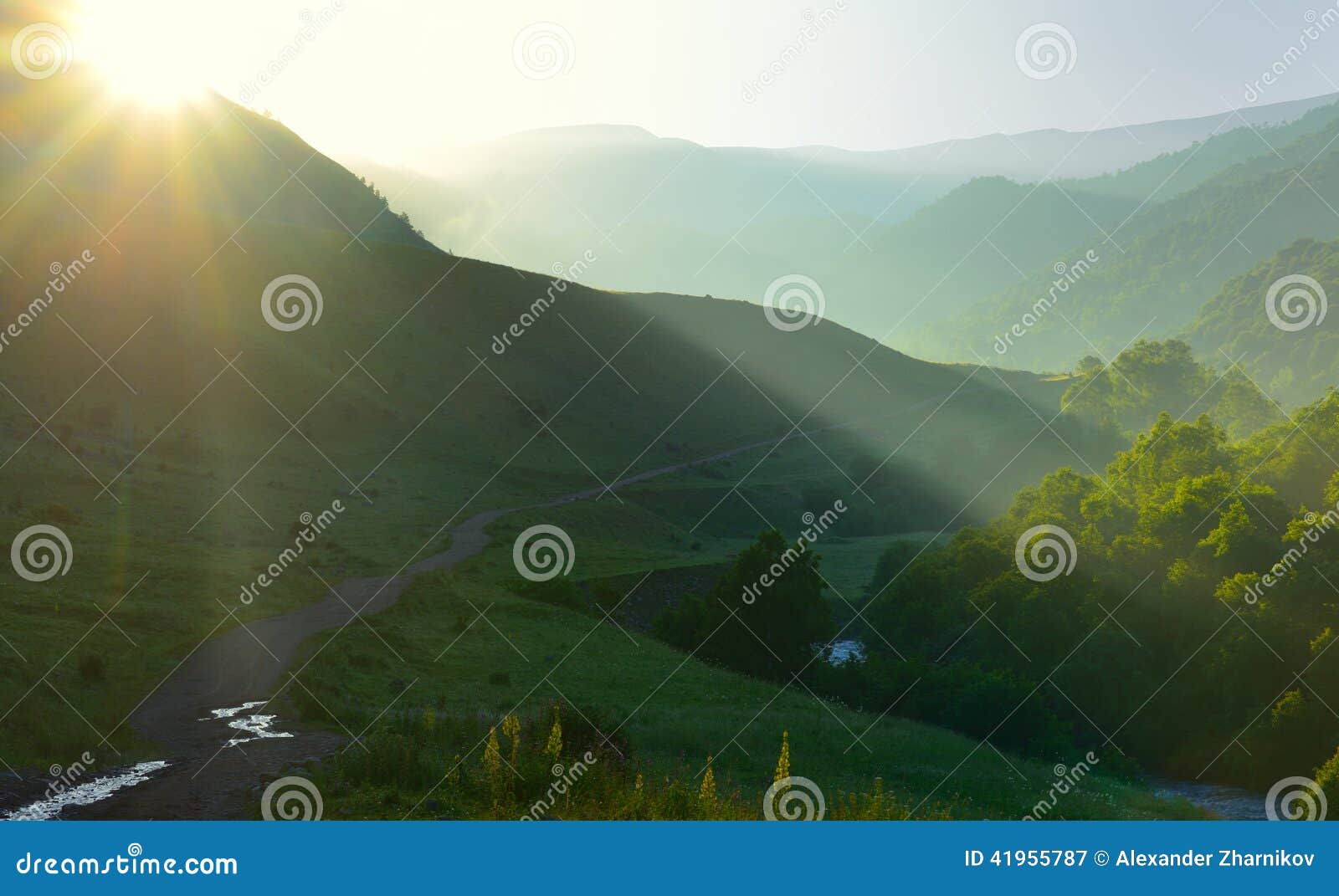 Break in mountains stock image. Image of gauze, colorful - 41955787