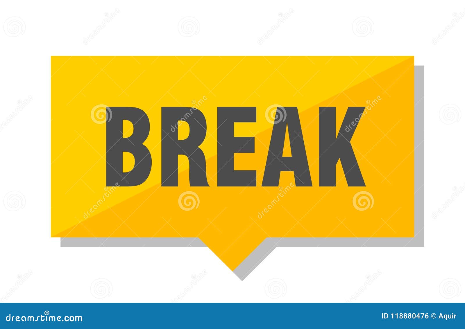 Break price tag stock vector. Illustration of mark, label - 118880476