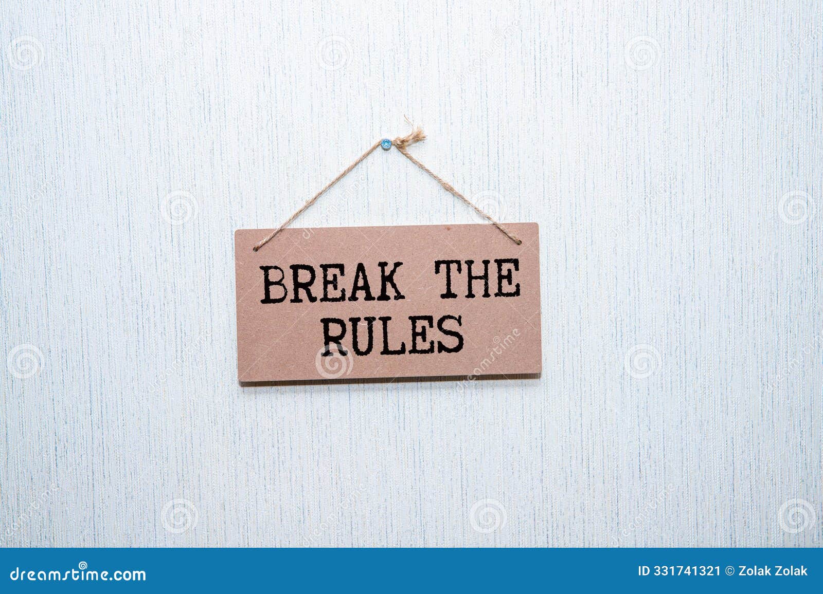 BREAK the RULES Text on Yellow Sticky on a Keyboard. Stock Image ...