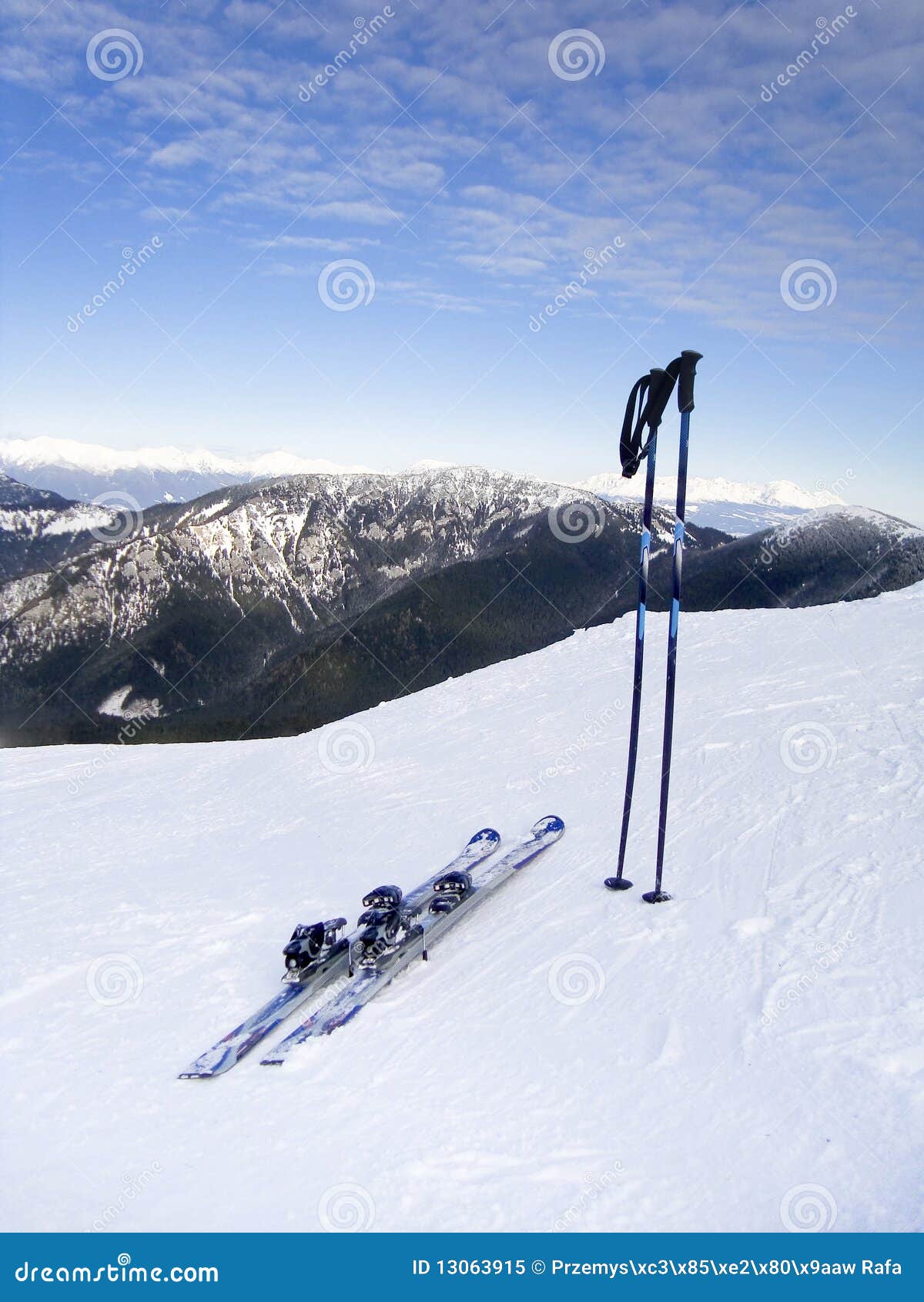 Break in skiing stock image. Image of jasna, tatry, lift - 13063915