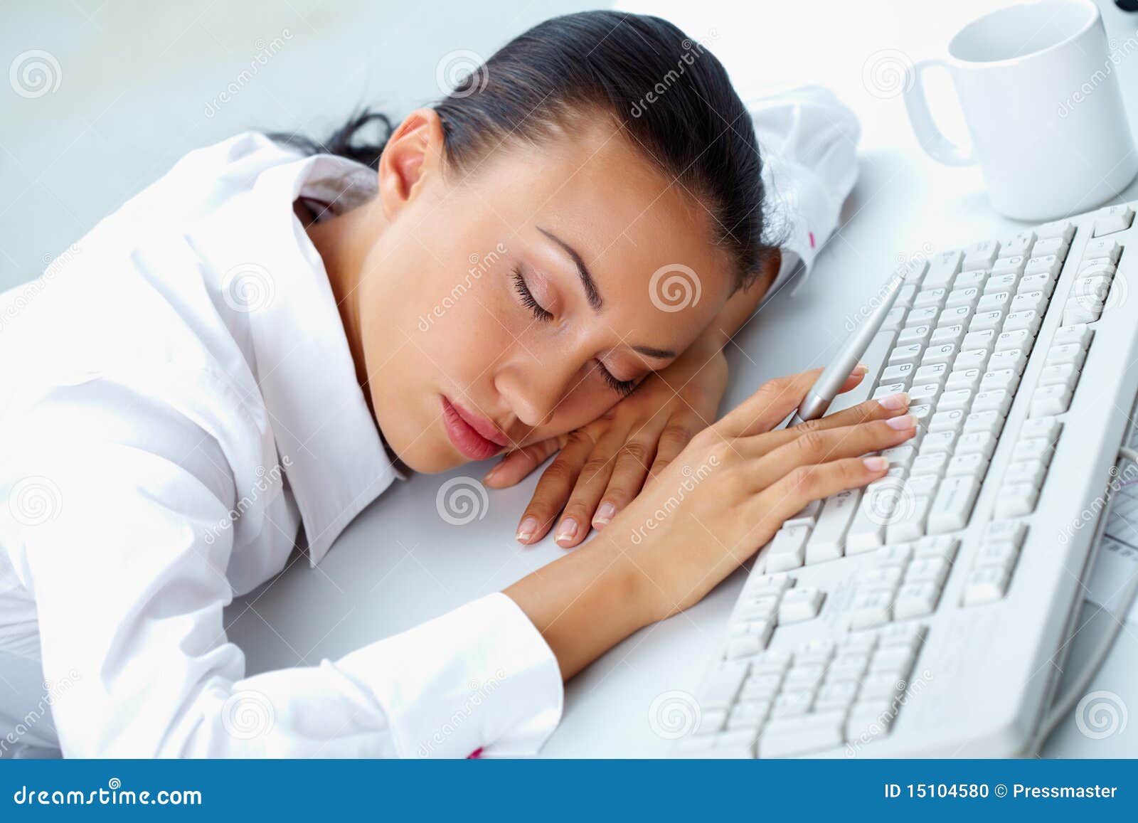 Break for sleep stock photo. Image of businesspeople - 15104580