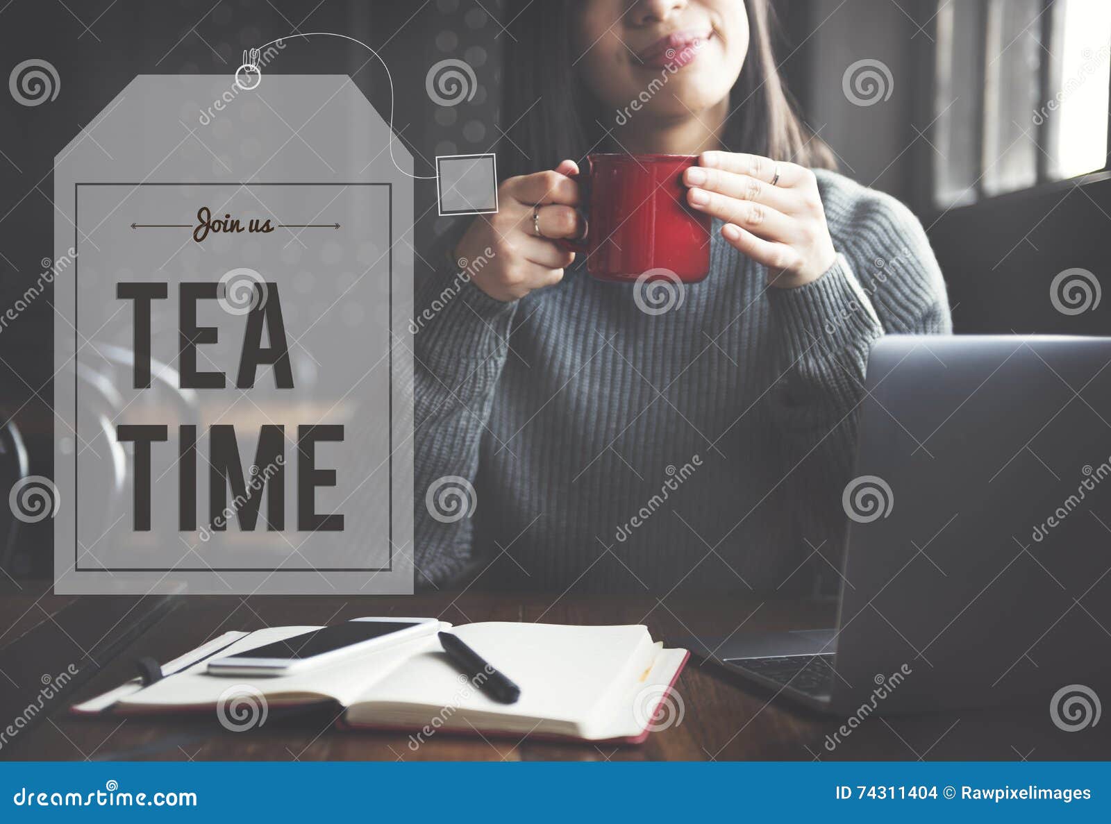 Break Tea Coffee Time Relax Concept Stock Photo - Image of ideas ...