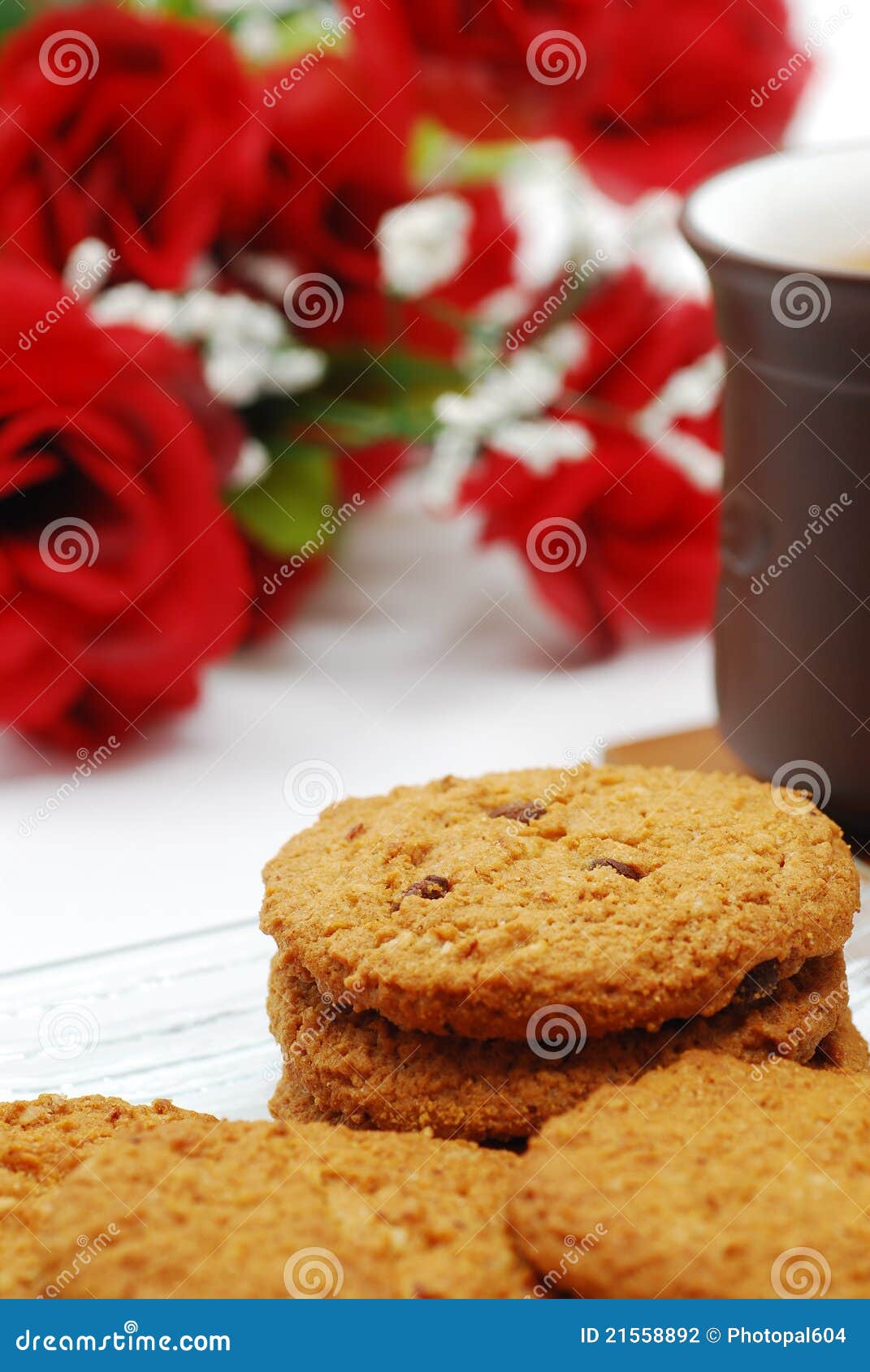 Break time stock photo. Image of foodstuff, brown, pastry - 21558892