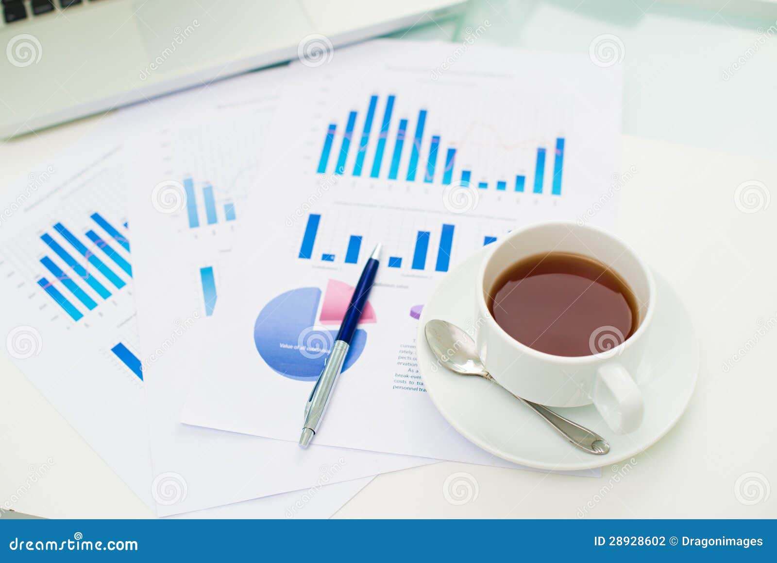 Break time stock photo. Image of diagram, report, information - 28928602