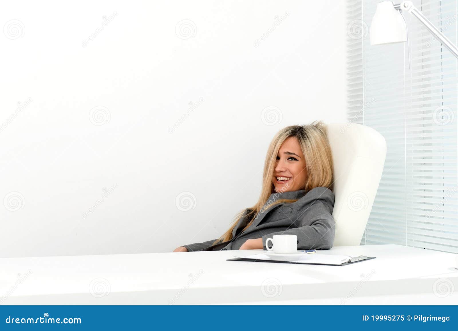 Break Time. Beautiful Businesswoman Stock Image - Image of office ...