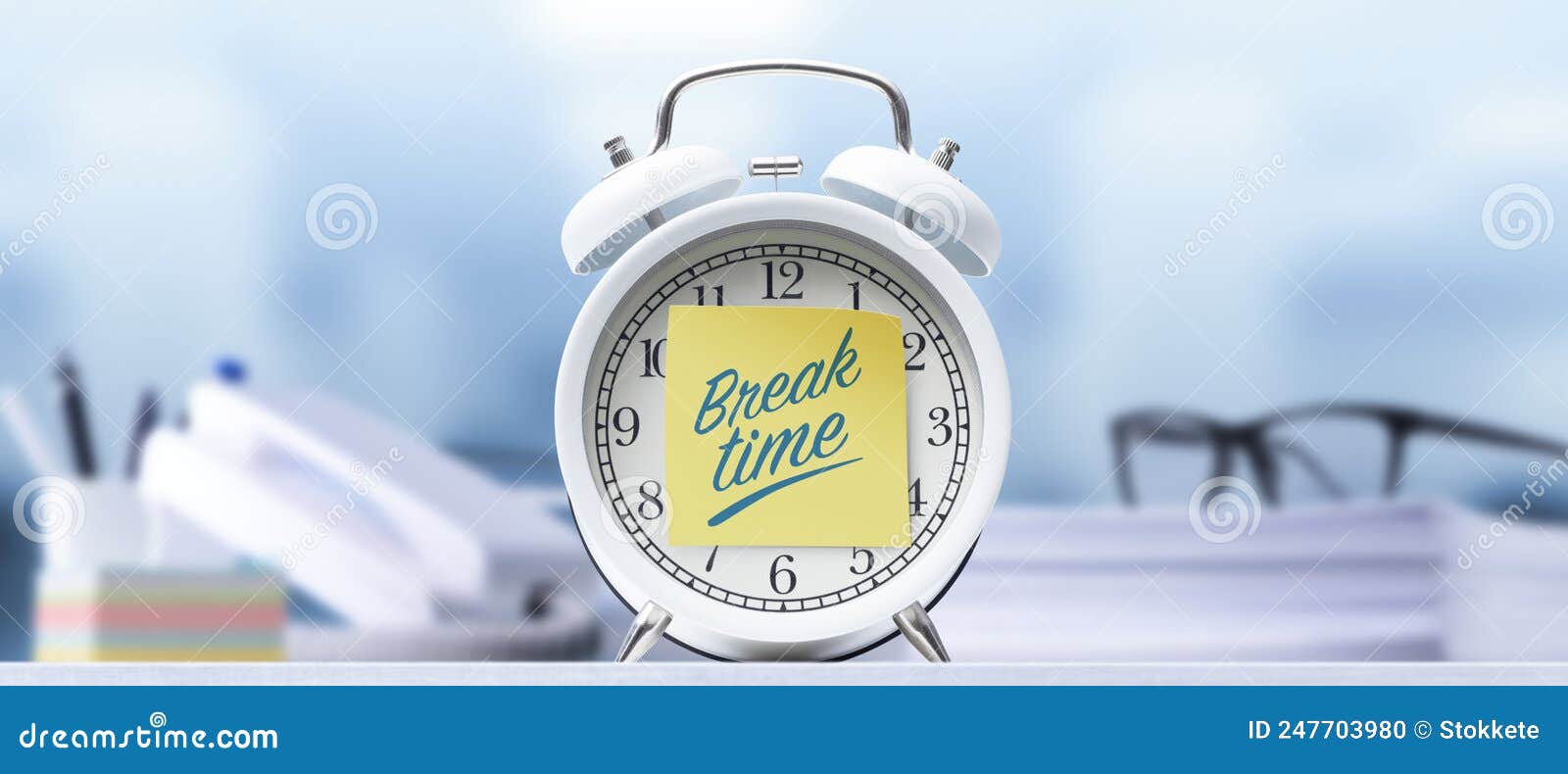 Break time in the office stock photo. Image of hours - 247703980