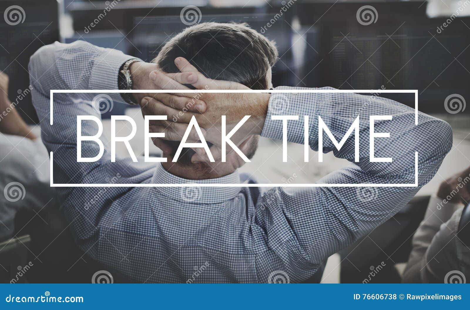 Break Time Relax Relief Recess Concept Stock Photo - Image of stressed ...