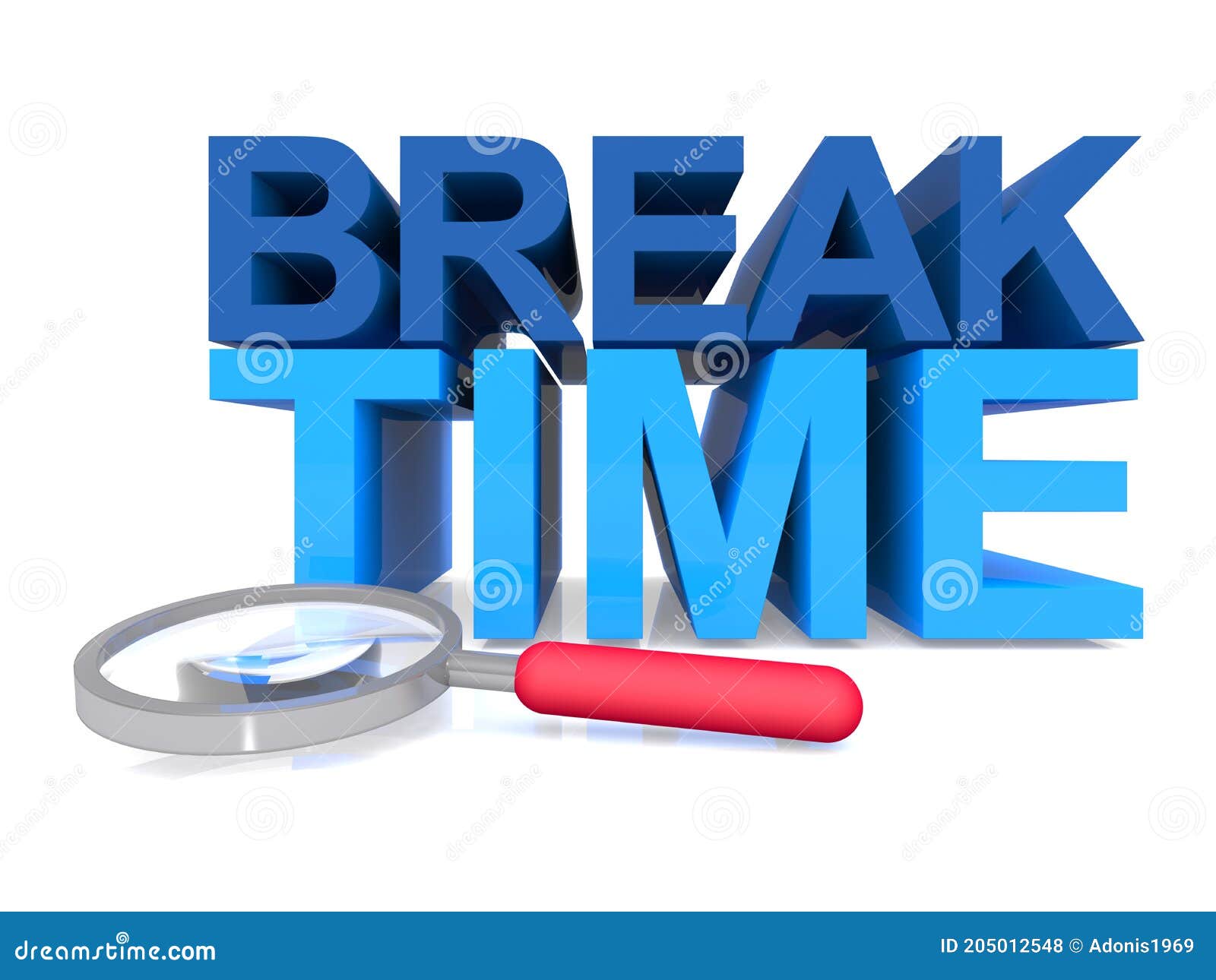 Break time on white stock illustration. Illustration of drink - 205012548