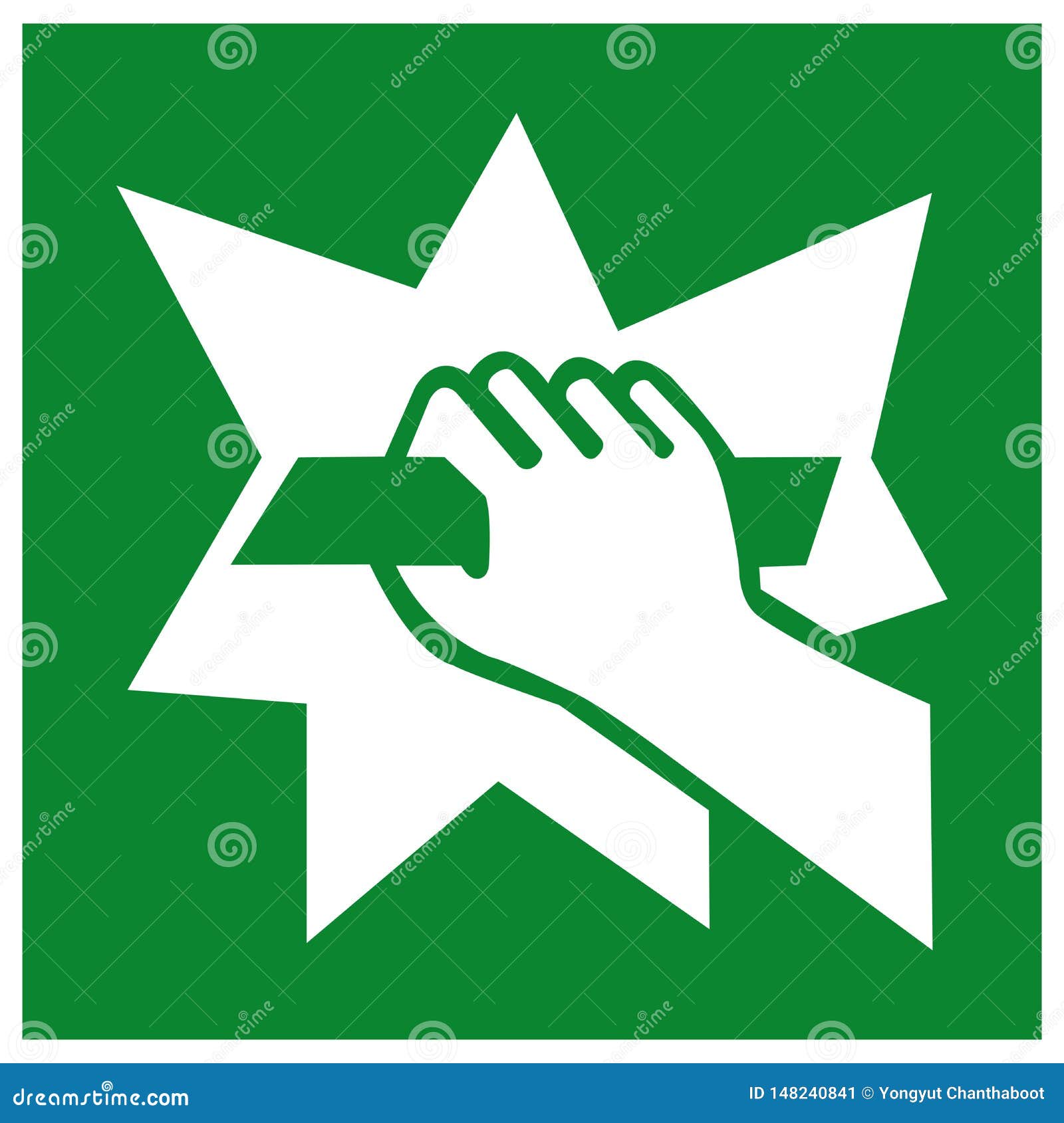 Break To Obtain Access Symbol Sign, Vector Illustration, Isolate On ...