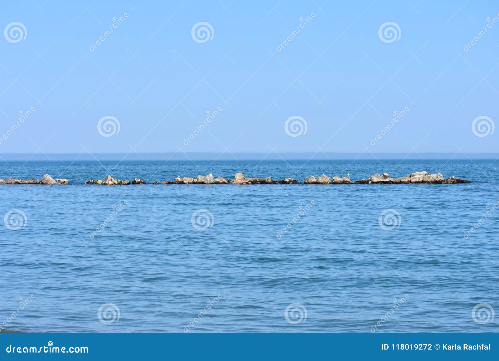 Break Wall on Ocean stock photo. Image of ocean, waves - 118019272