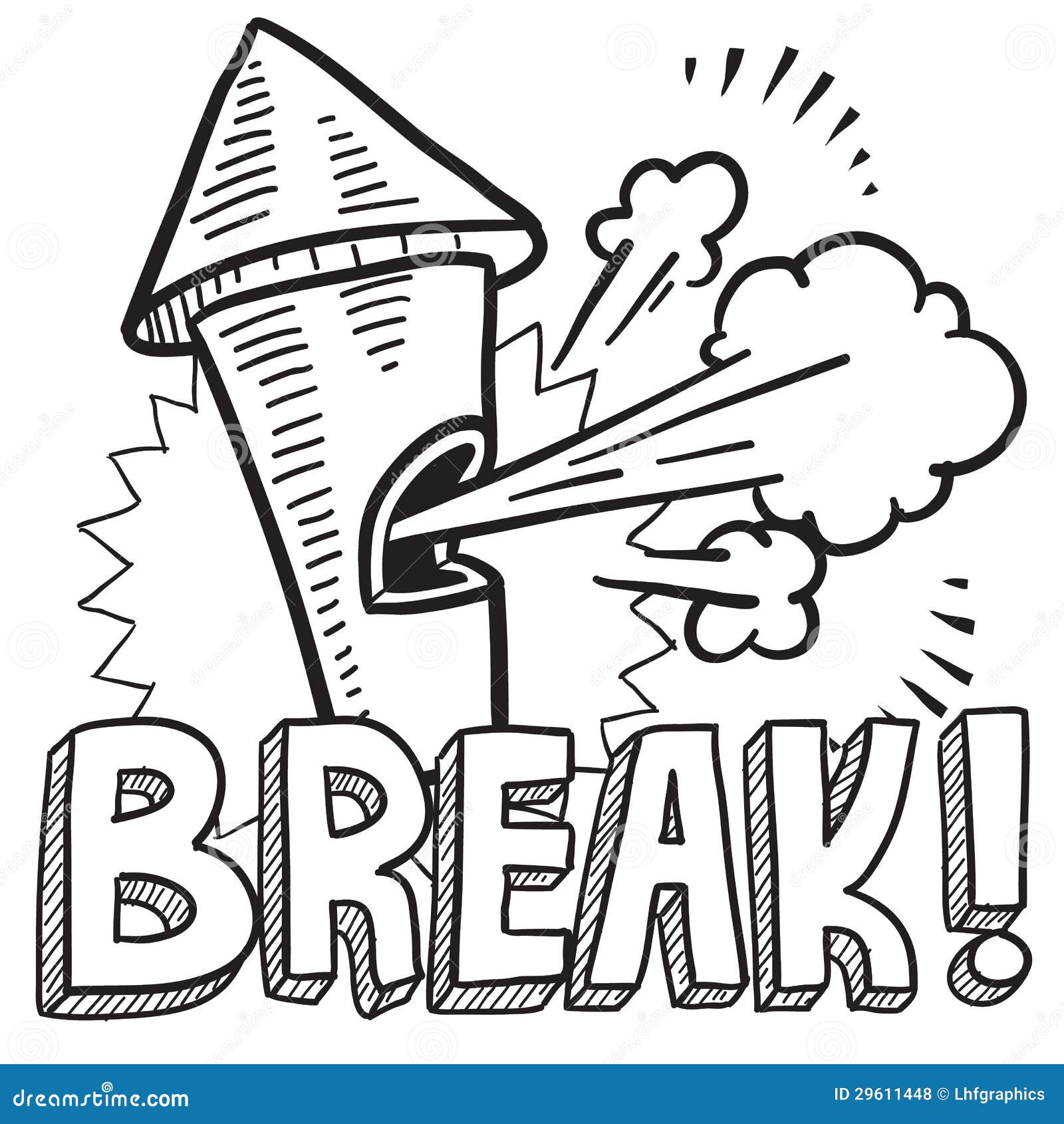 Break from work sketch stock vector. Illustration of home - 29611448