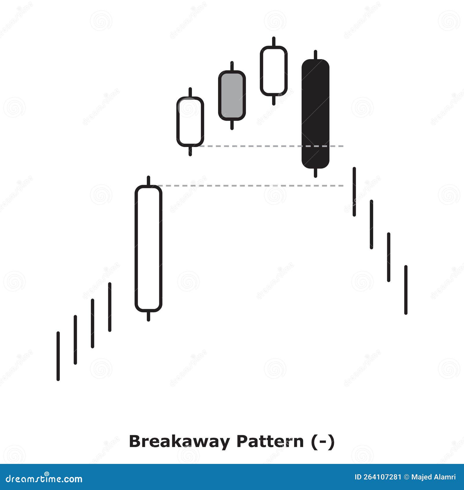 Breakaway Pattern (-) White & Black - Round Stock Vector - Illustration ...