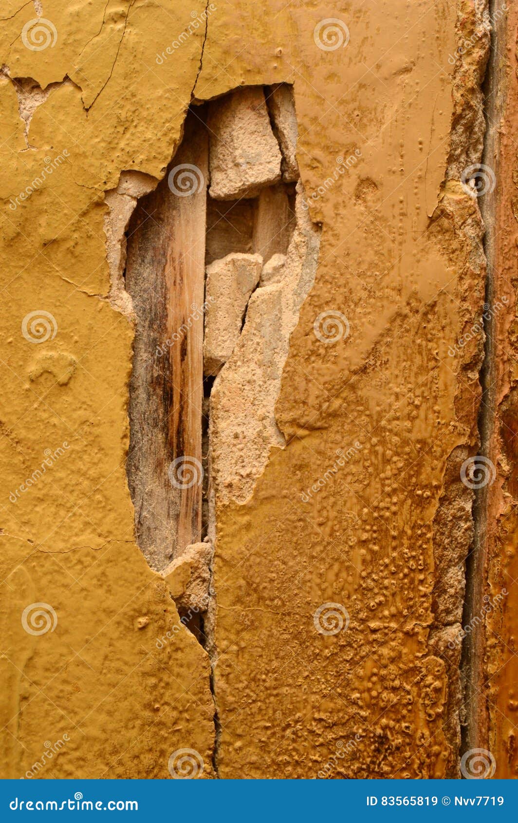 Breakaway plaster stock image. Image of geology, wear - 83565819