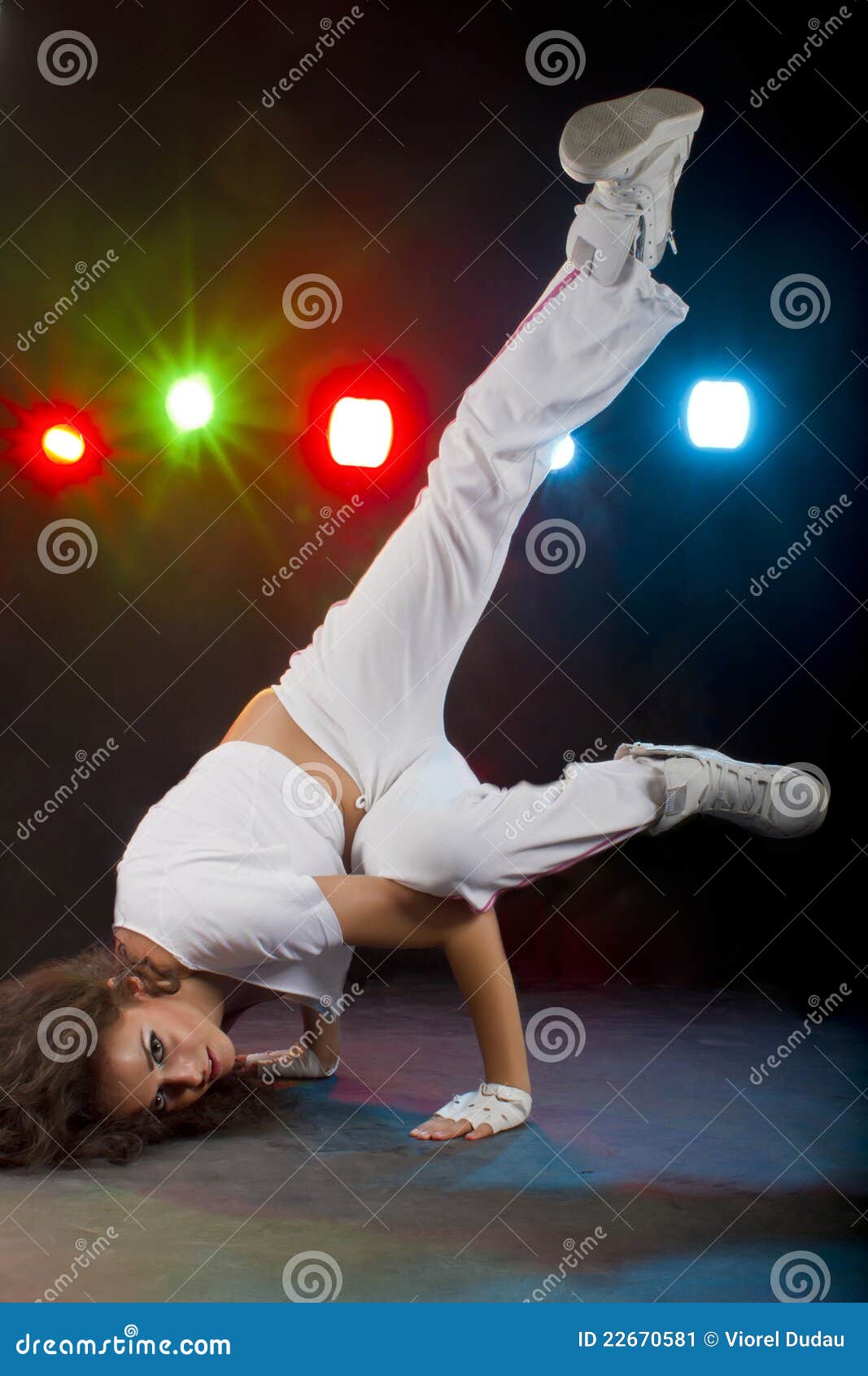 BreakDance stock image. Image of jeans, female, break - 22670581